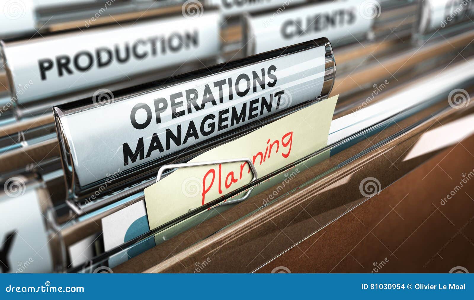 Production Process Organization, Operations Management. Stock ...