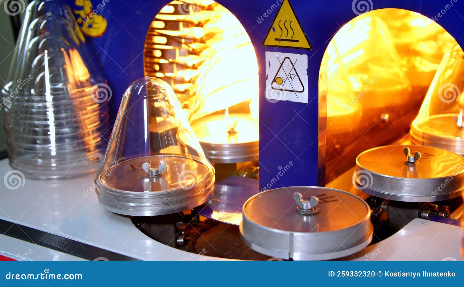 Production, the Process of Preparation of Plastic Blanks, the Heating ...