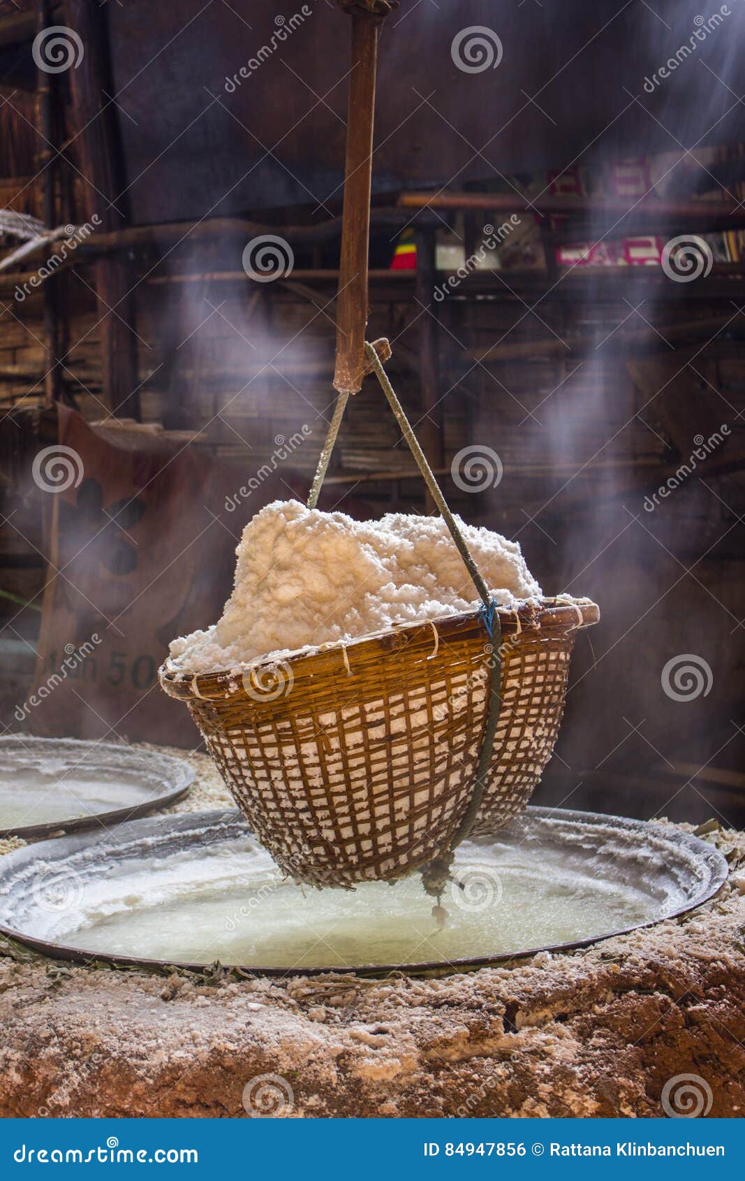 Production of salt stock photo. Image of food, industry - 84947856