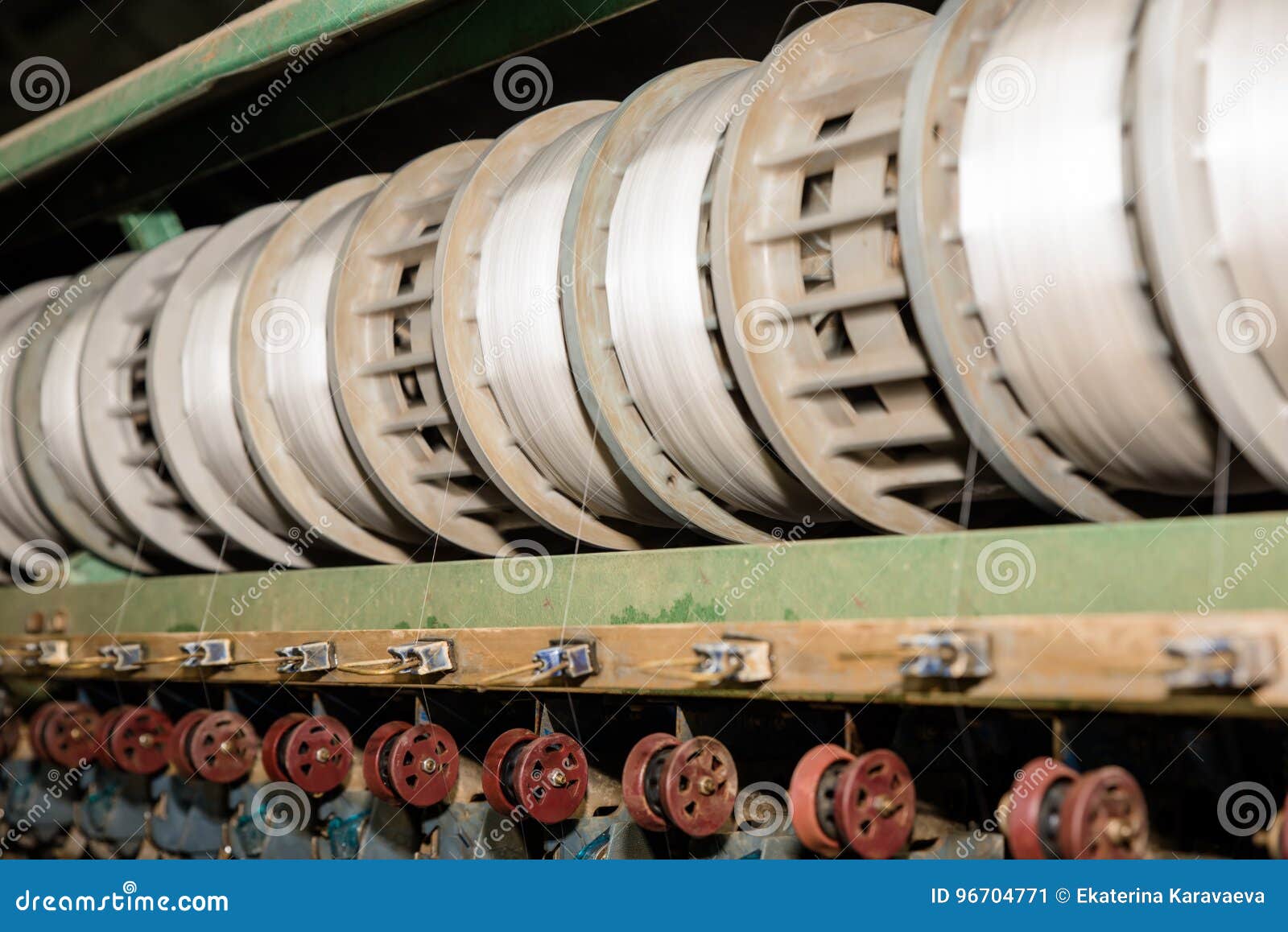 Production of Silk Thread from a Silkworm Stock Image - Image of woven ...
