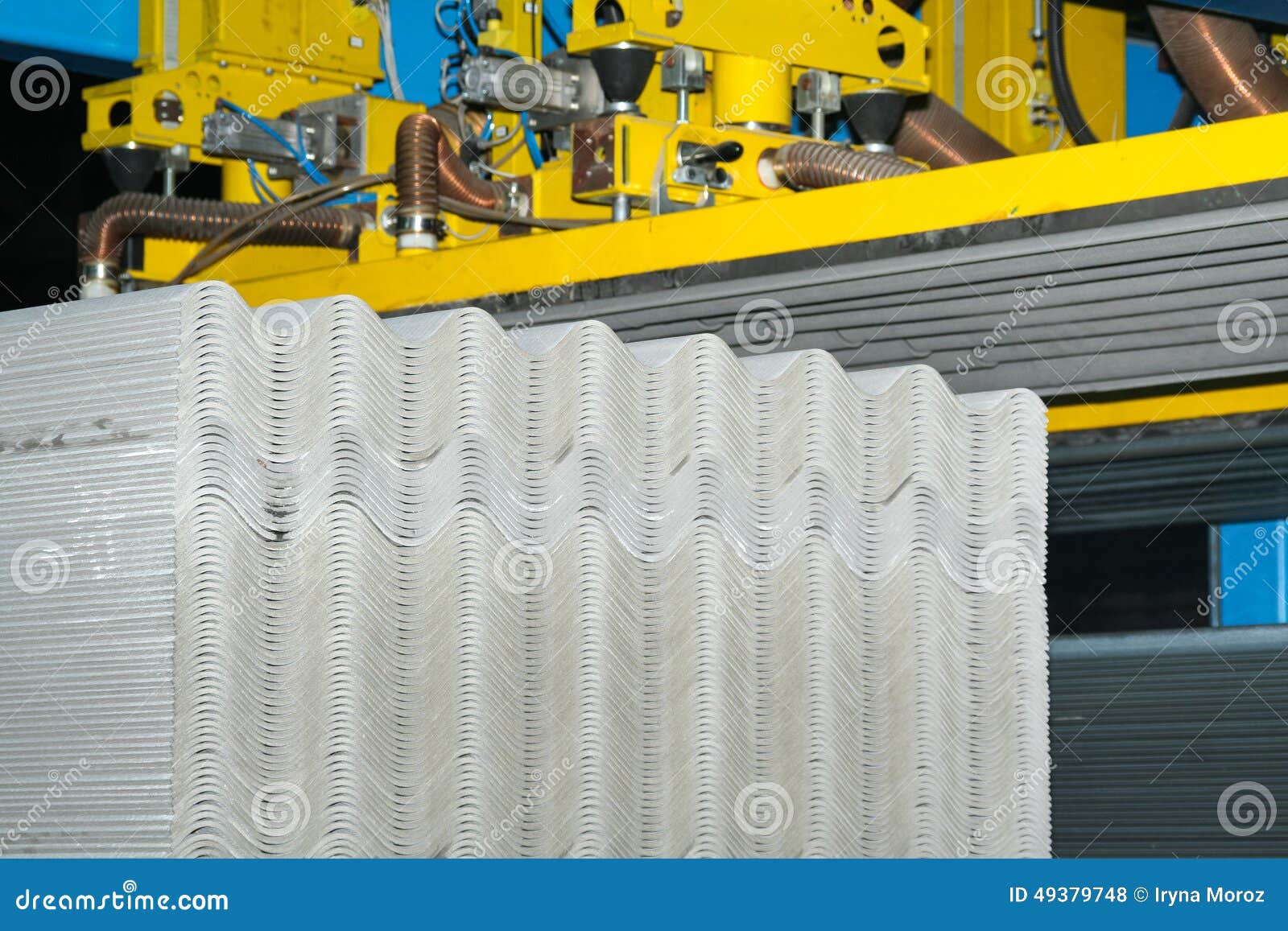Production Slate Asbestos Material Stock Photo - Image of construction ...