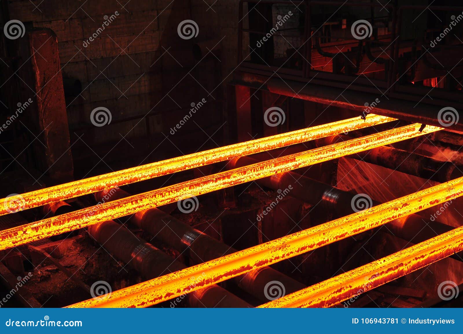 Production of Steel in a Steel Mill - Production in Heavy Industry ...