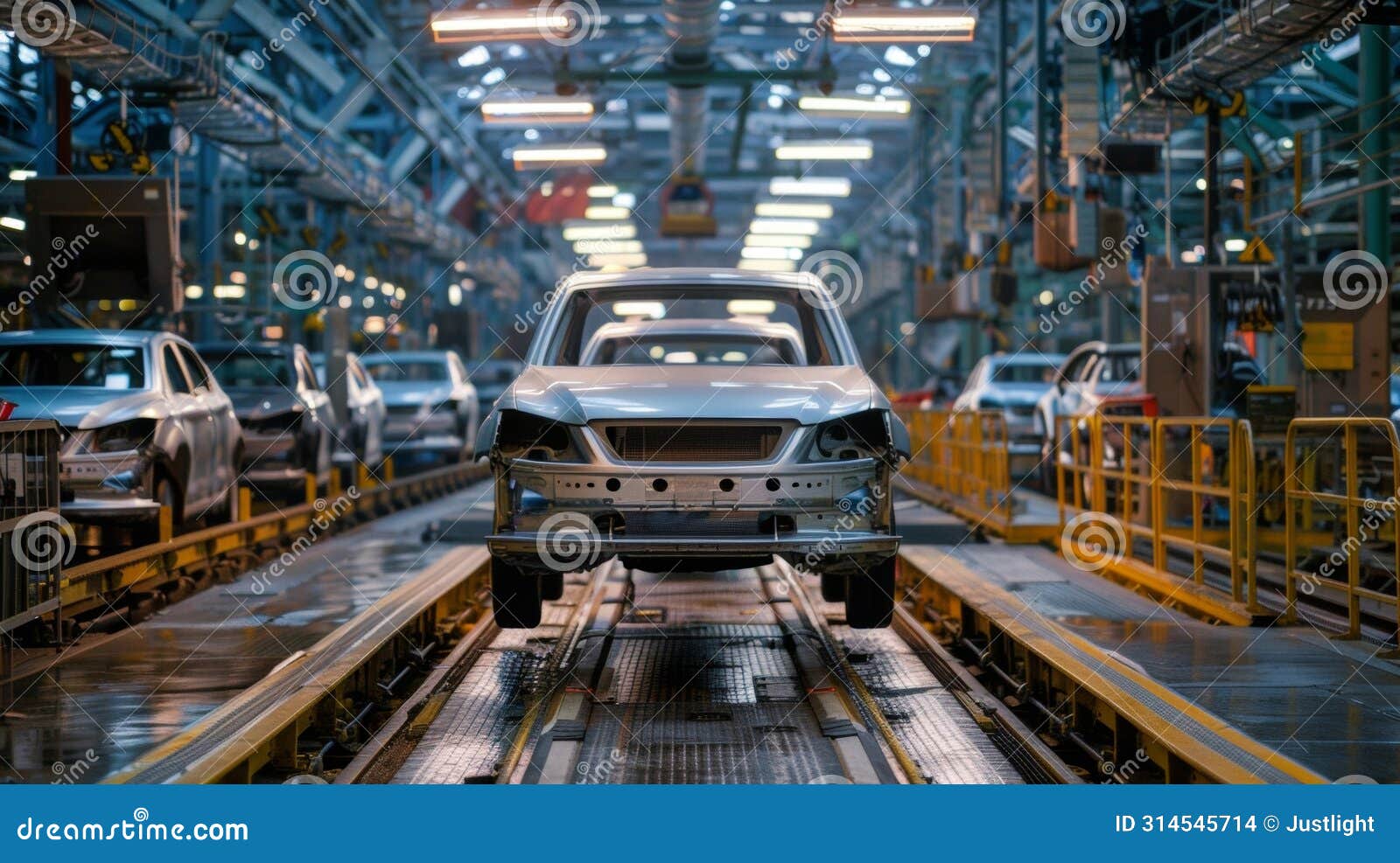 The Production of Vehicles Never Stops with the Assembly Line ...