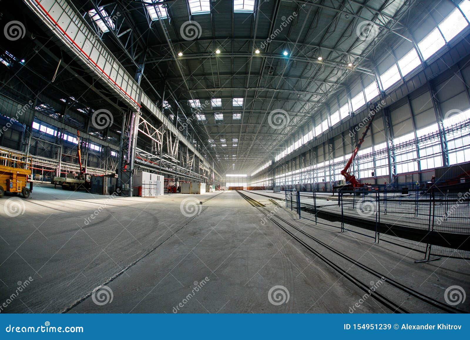 Installation Work in the Production Room. Stock Image - Image of metal ...