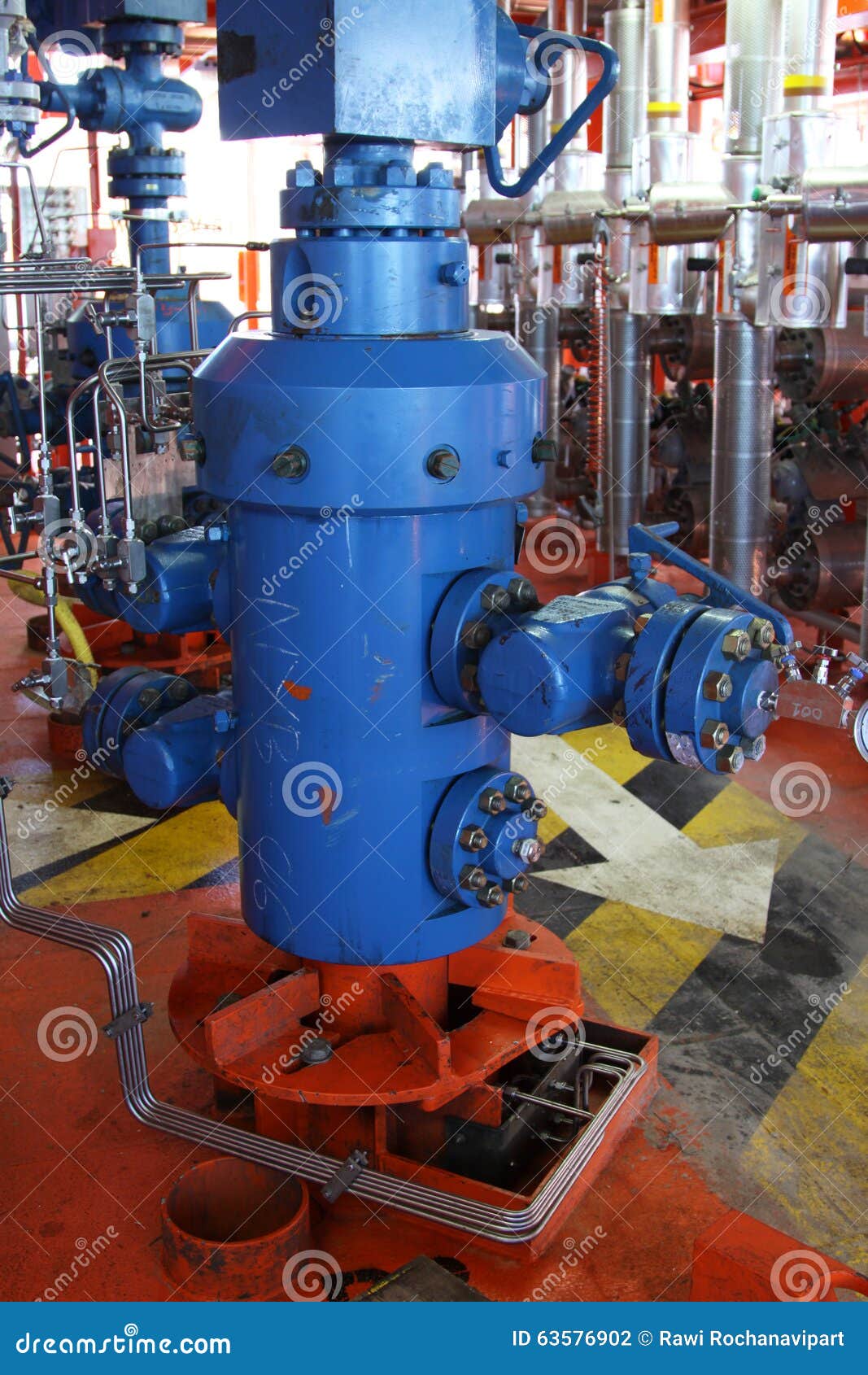 Production wellhead stock photo. Image of gasoline, generation - 63576902