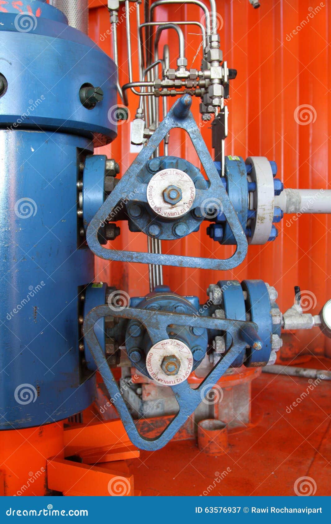 Production wellhead stock image. Image of technology - 63576937