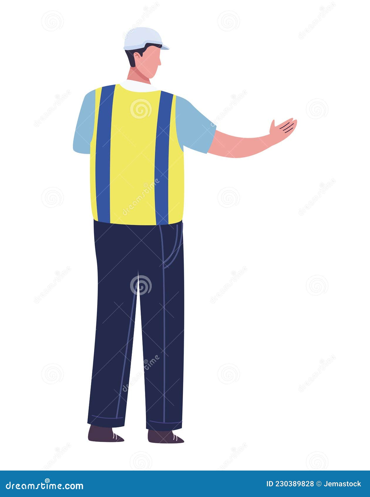 Production Worker Character Stock Vector - Illustration of high ...
