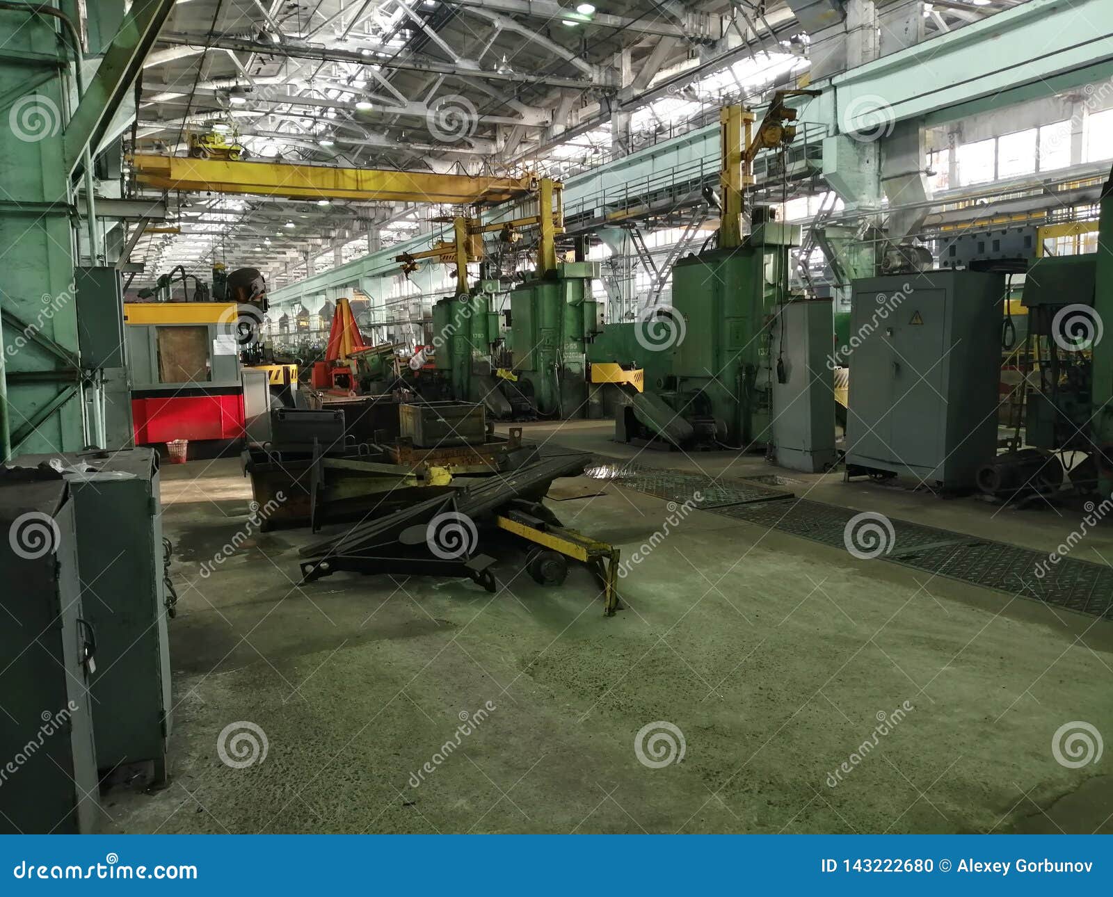 Production Worker Machine-building Factory Stock Photo - Image of ...