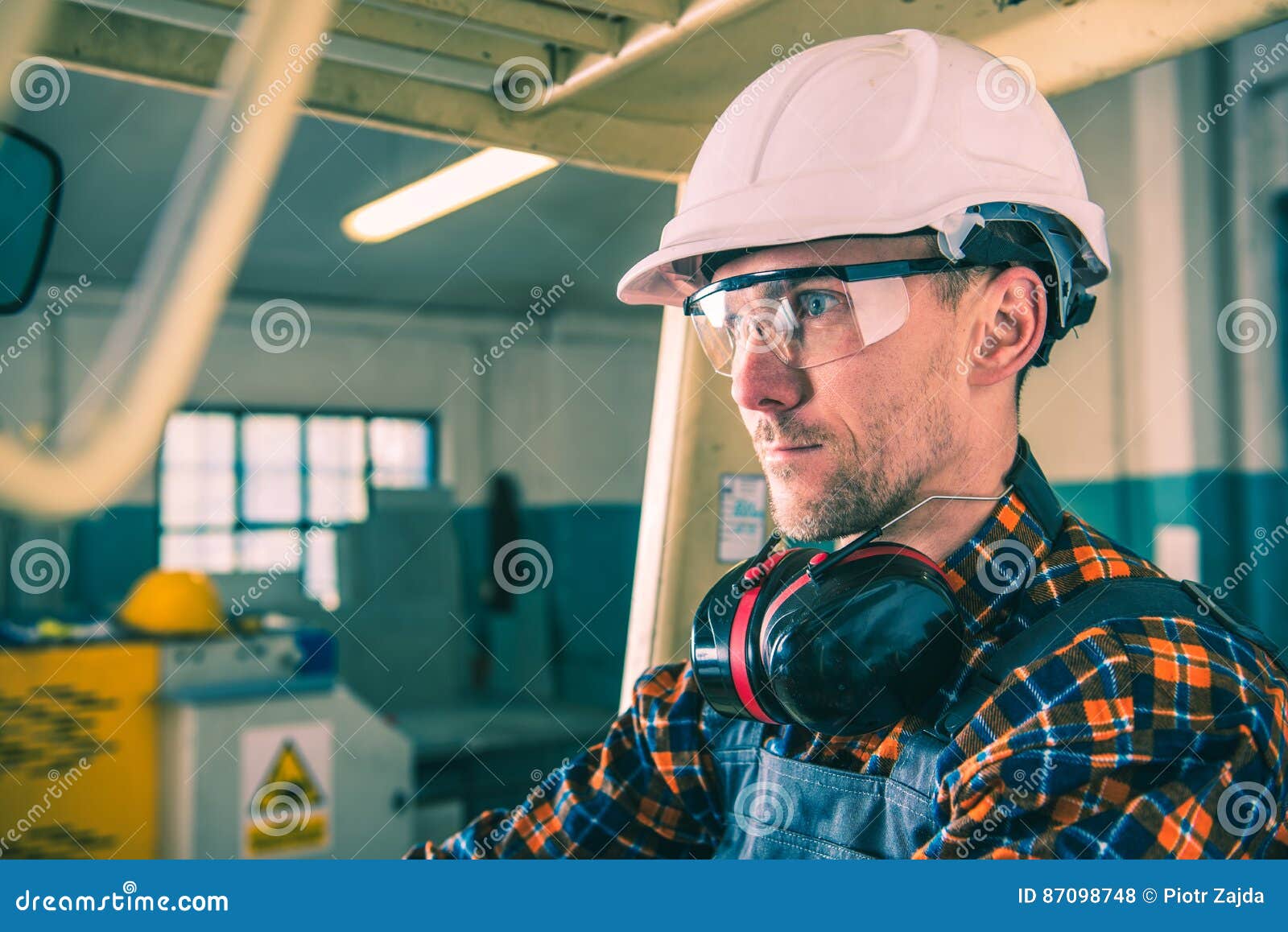 Production Worker Portrait stock photo. Image of horizontal - 87098748