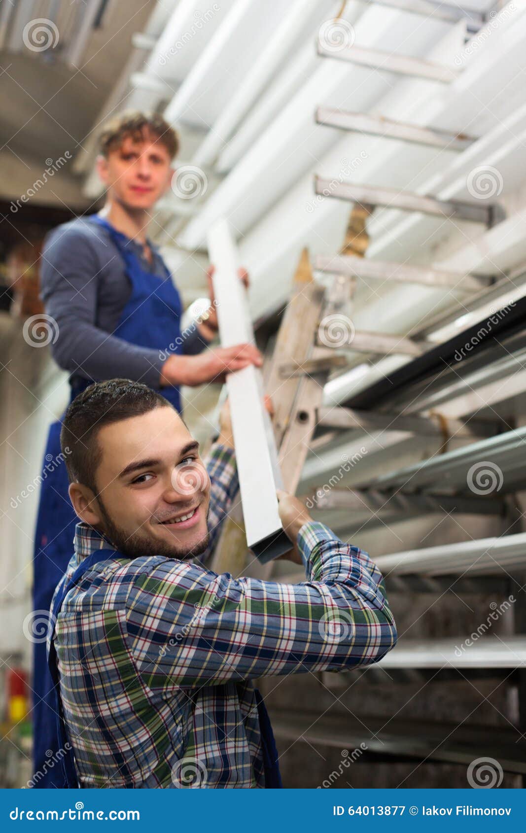 Production Workers with Different PVC Stock Image - Image of producing ...