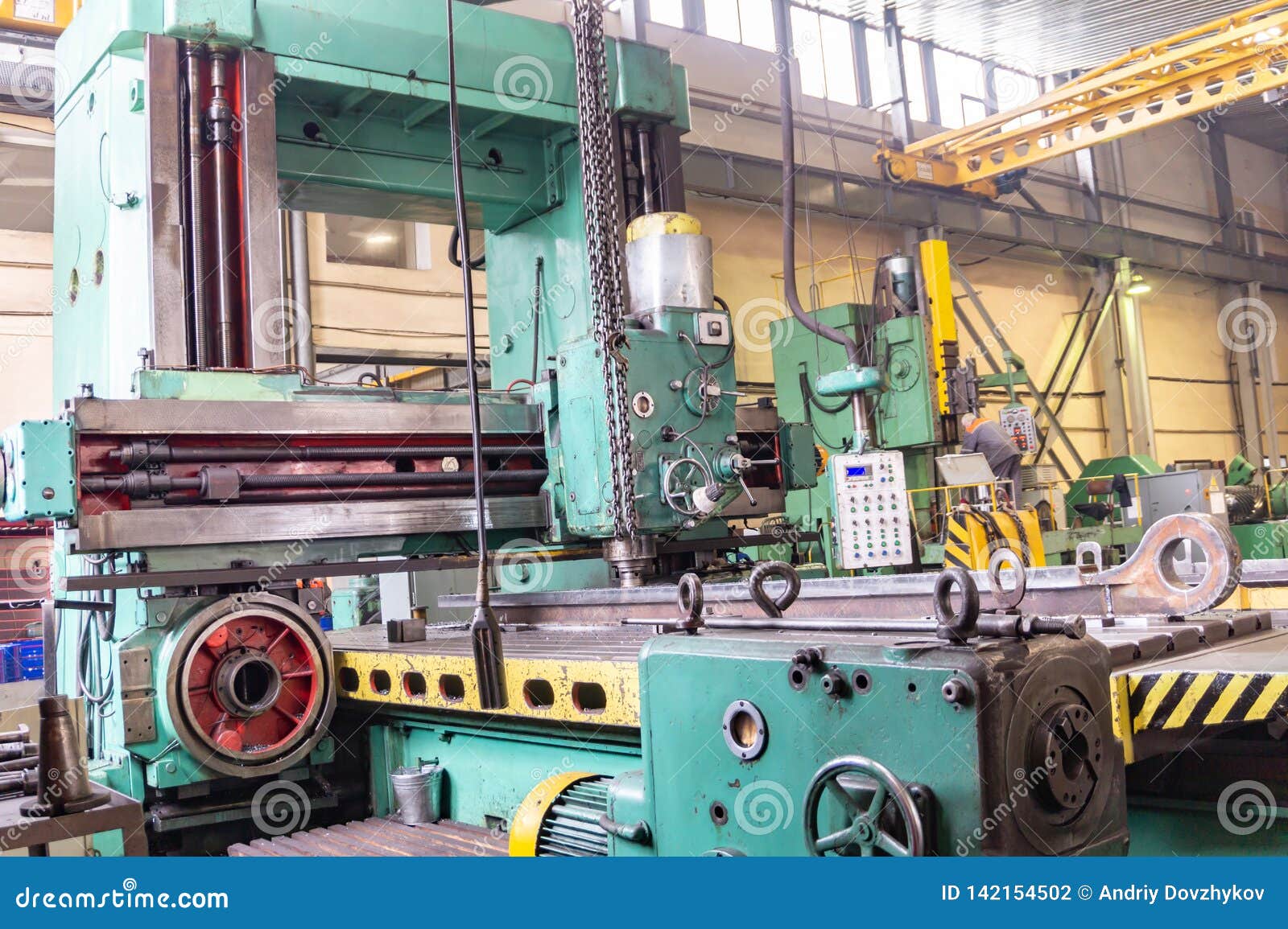 Production Workshop, Machine Tools and Equipment for Metalworking at a ...