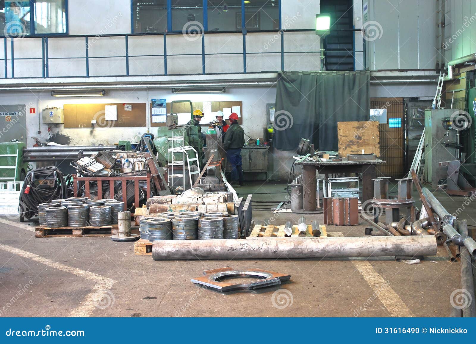 In the production workshop editorial image. Image of machinery - 31616490