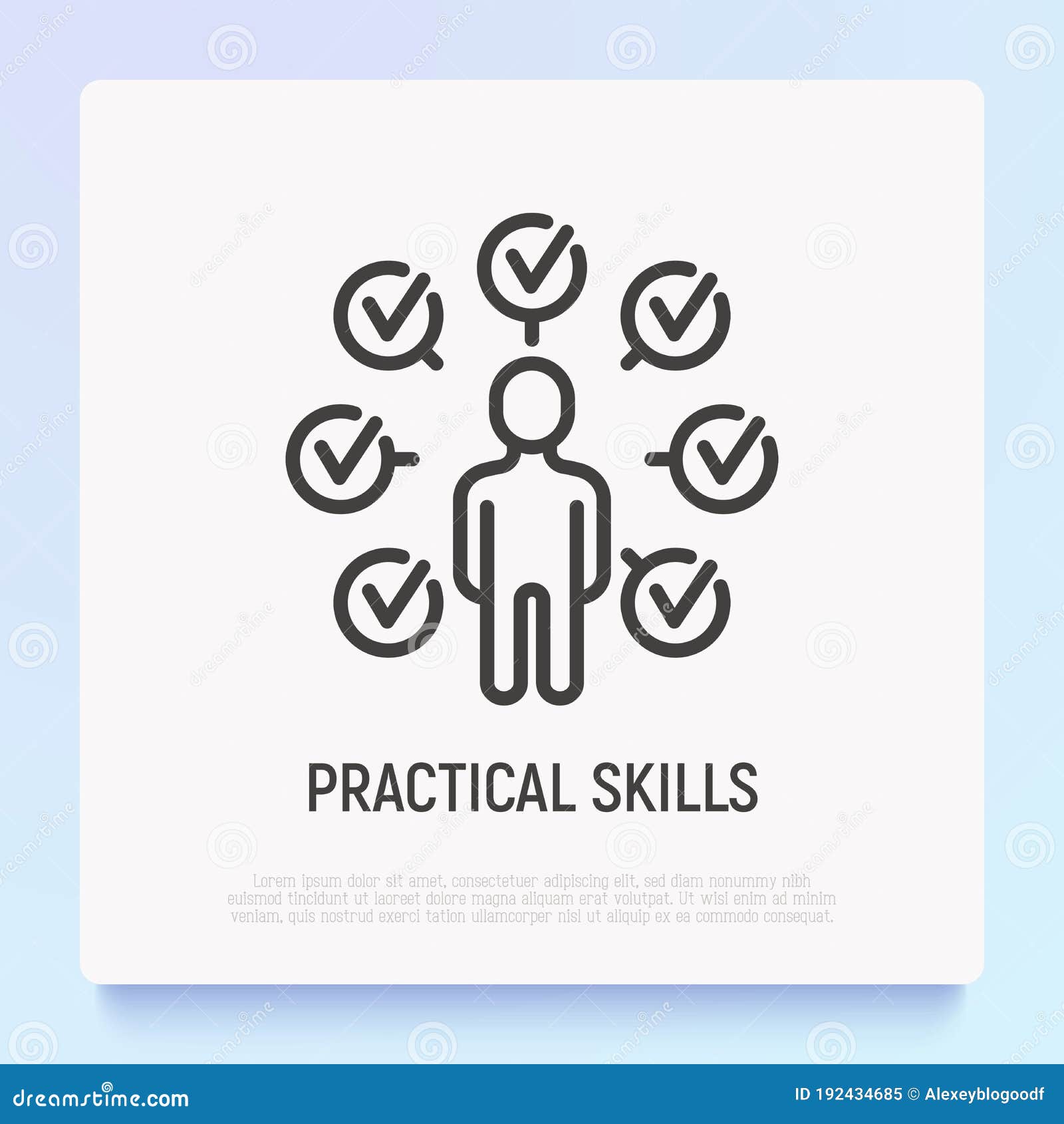 Productive Man Thin Line Icon, Multitasking and Planning. Modern Vector ...