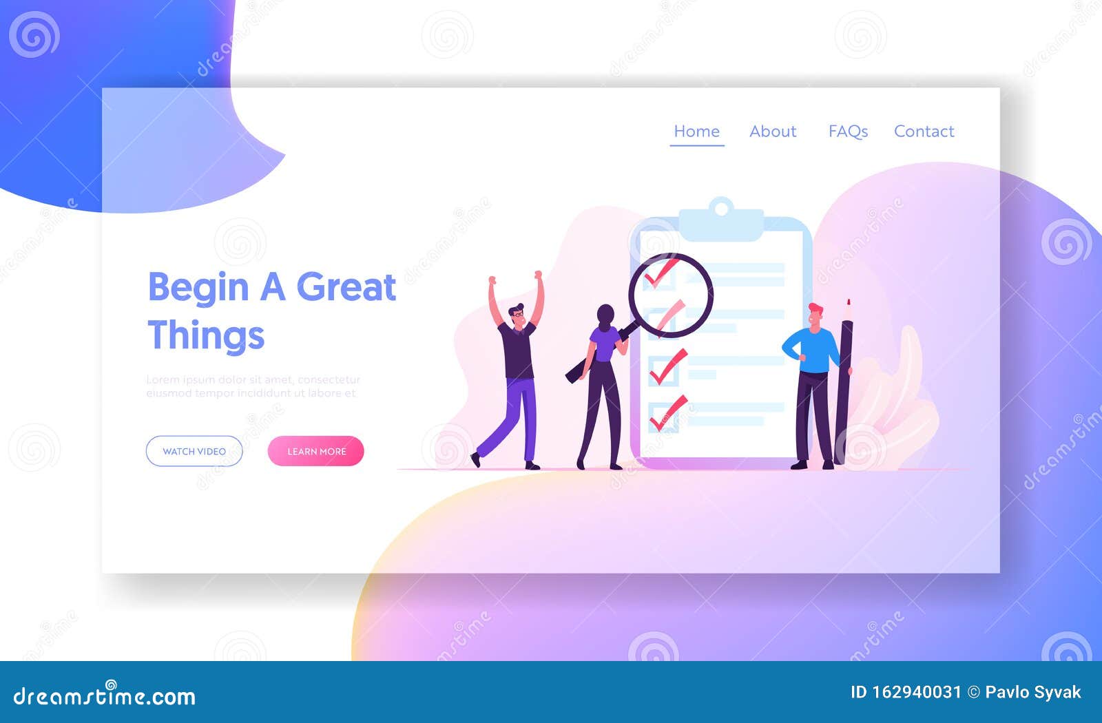 Productive daily Planning and Task Management Website Landing Page ...