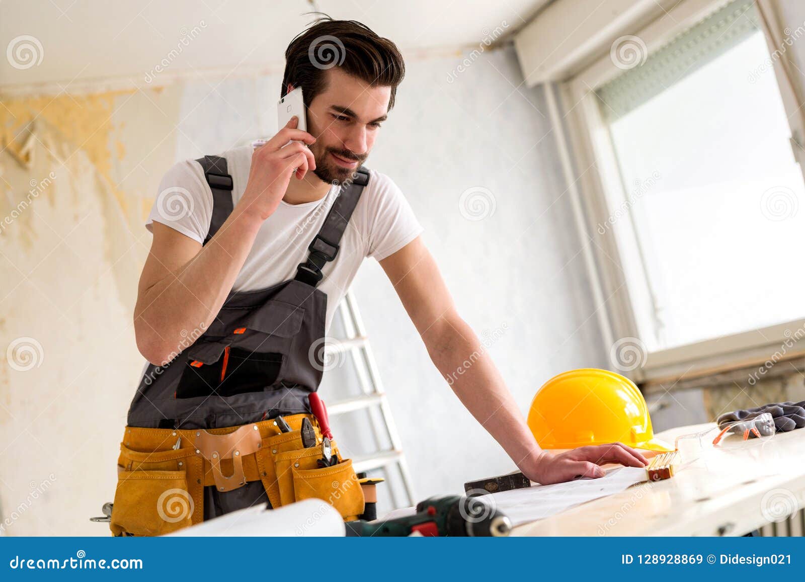 Productive Worker in a Process of a Productive Thinking Stock Image ...