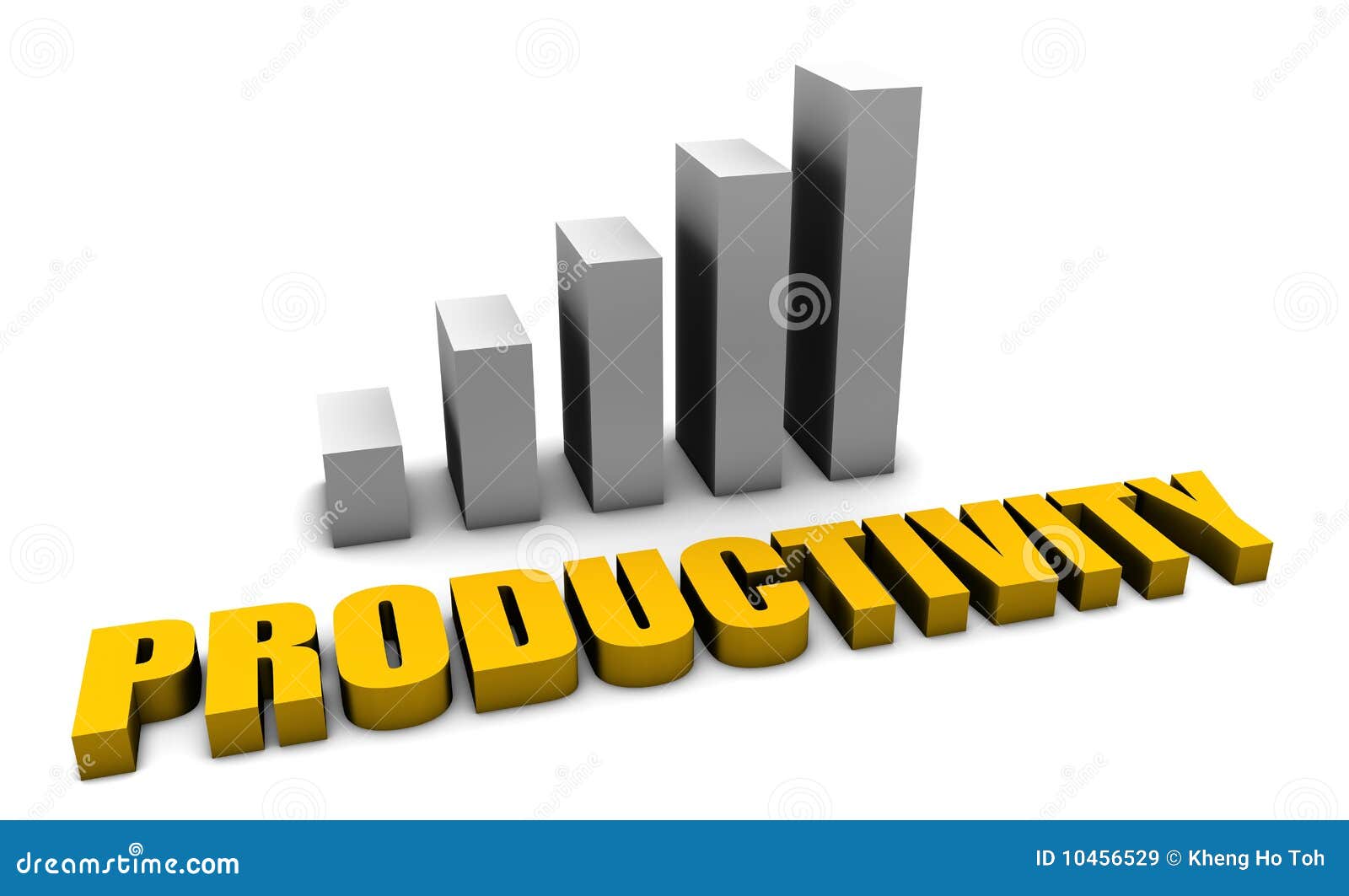 Productivity stock illustration. Illustration of chart - 10456529