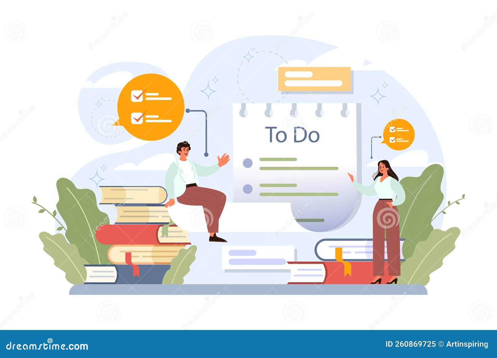 Productivity Concept. Employee Job Performance Efficiency Stock Illustration - Illustration of ...