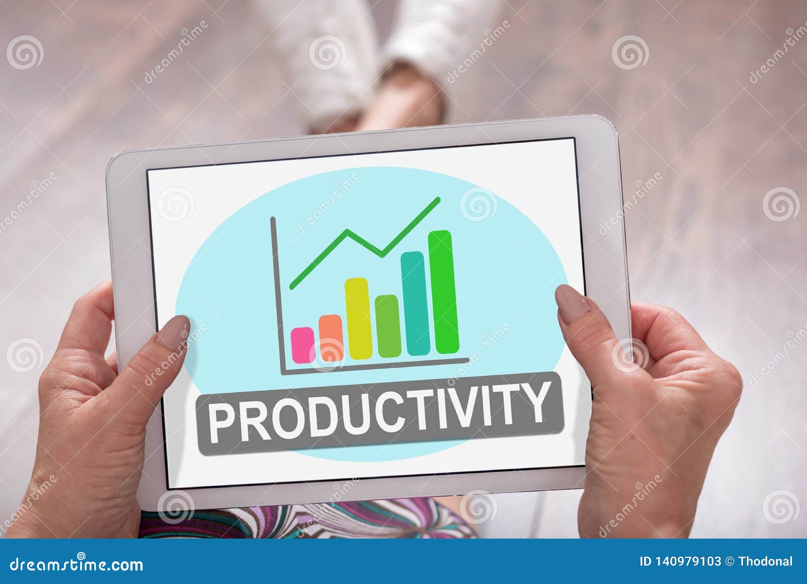 Productivity Concept on a Tablet Stock Image - Image of profit, tablet ...
