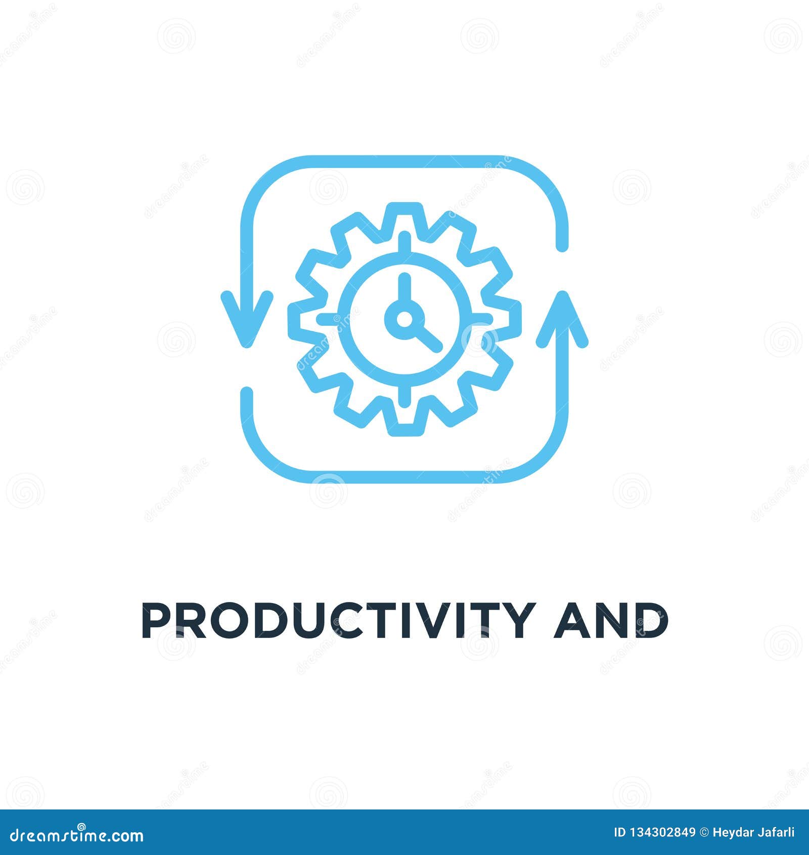 Productivity and Efficiency Icon. Productivity and Efficiency Co Stock ...
