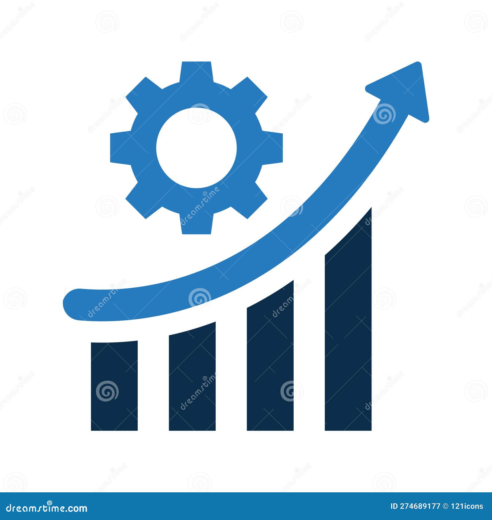 Productivity, Efficiency, Performance Icon Stock Illustration ...