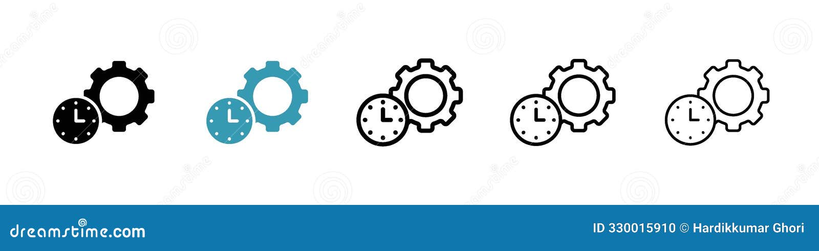 Productivity Icon Vector Isolated On White Background, Logo Concept Of ...