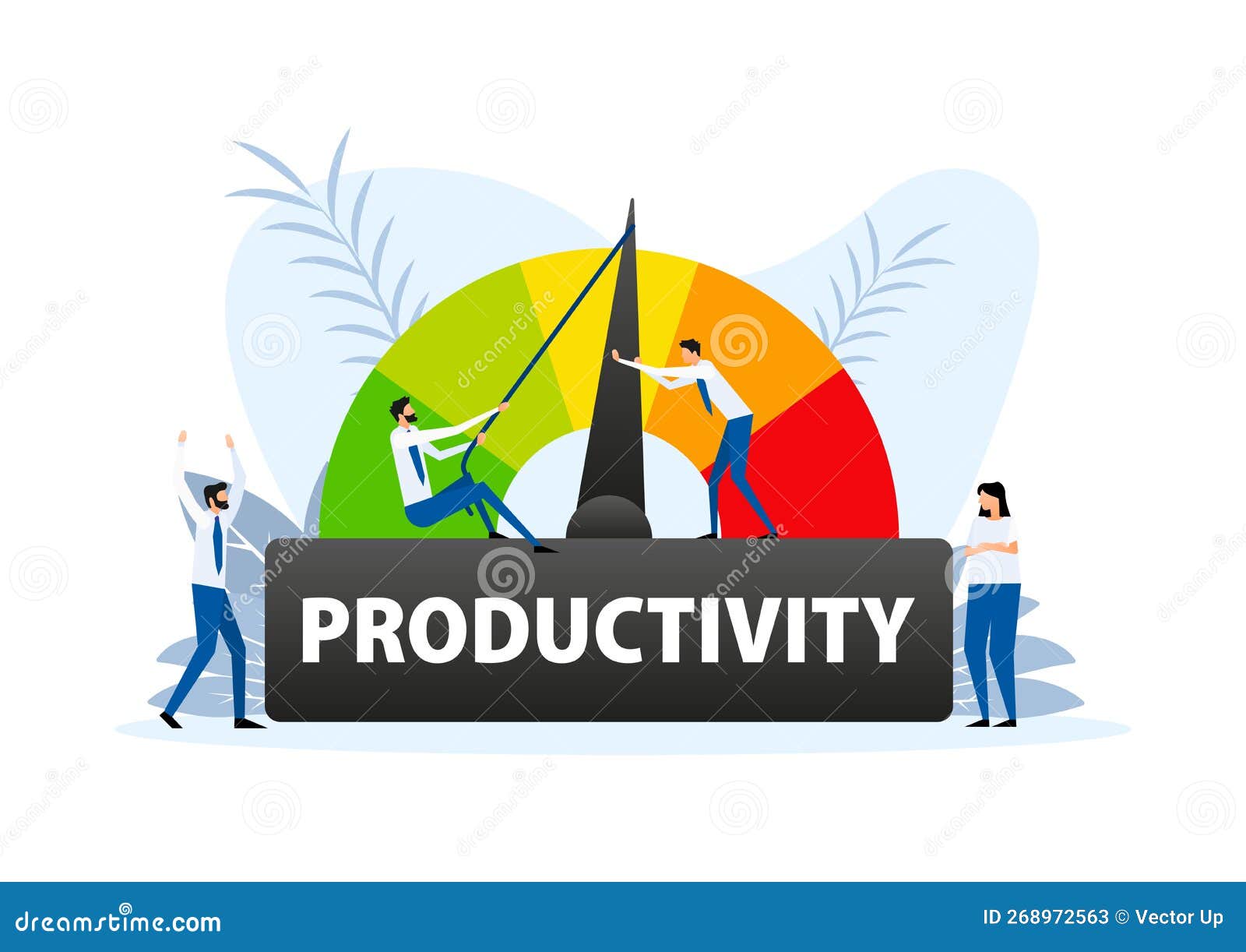 Productivity Level Meter. Productivity Speedometer. Average Risk Meter ...