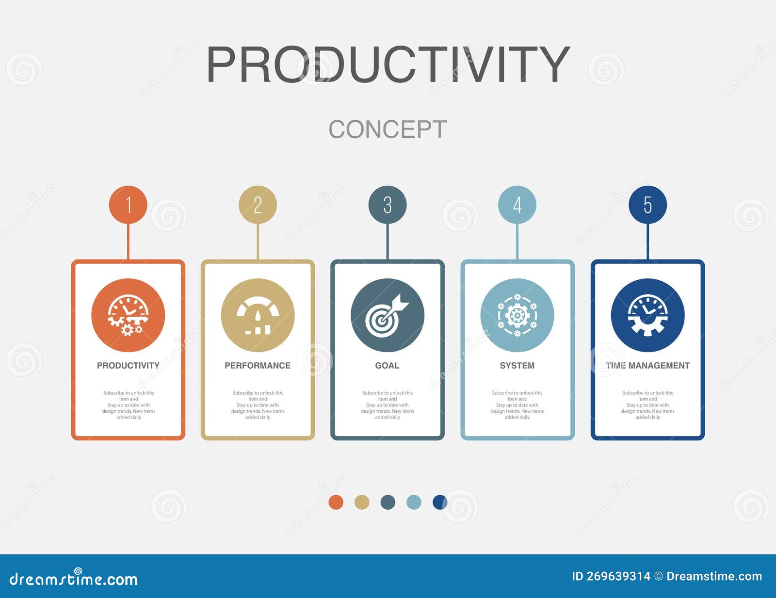 Productivity, Performance, Goal, System Stock Vector - Illustration of ...