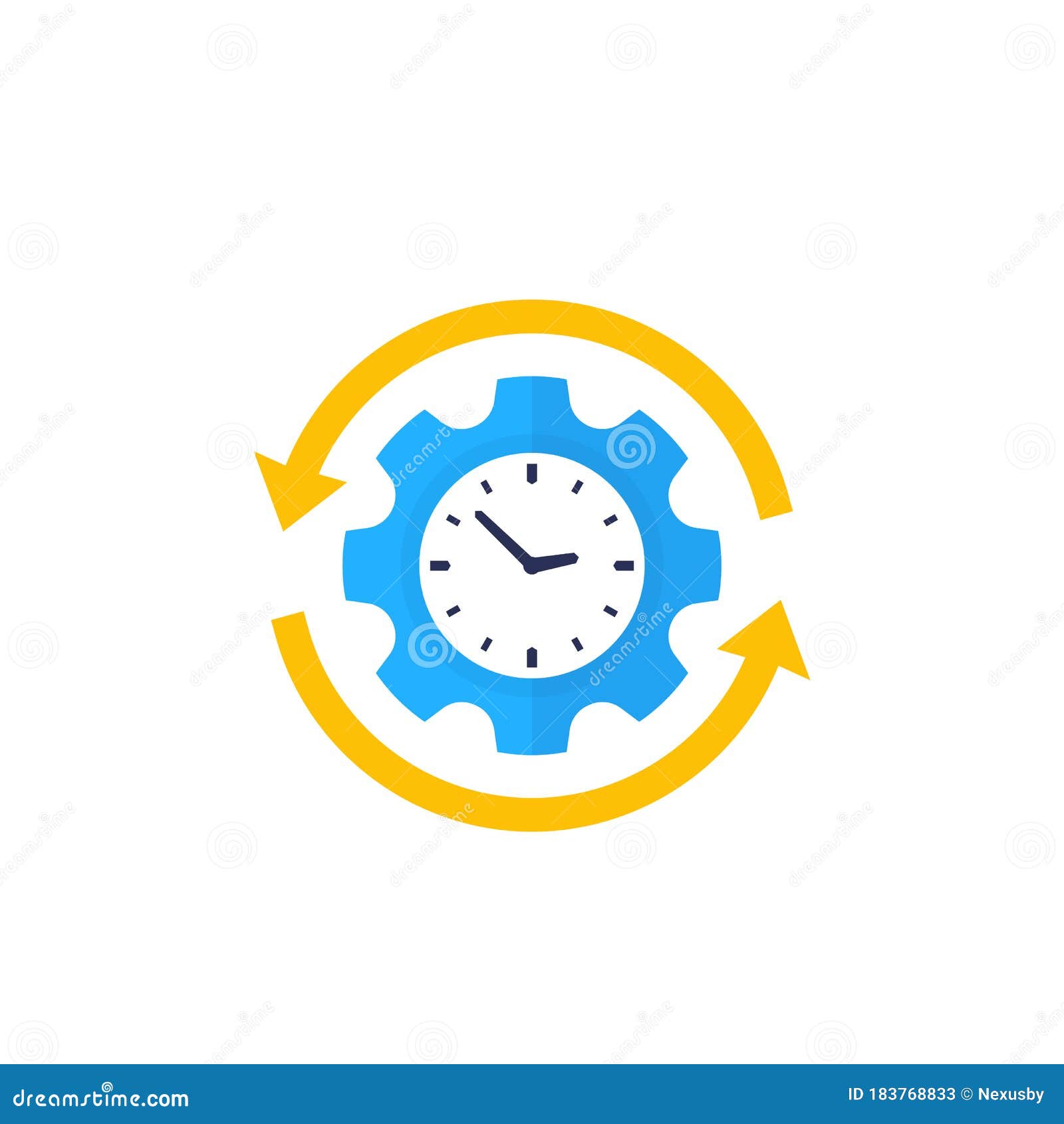 Productivity, Production Efficiency Vector Icon Stock Vector ...