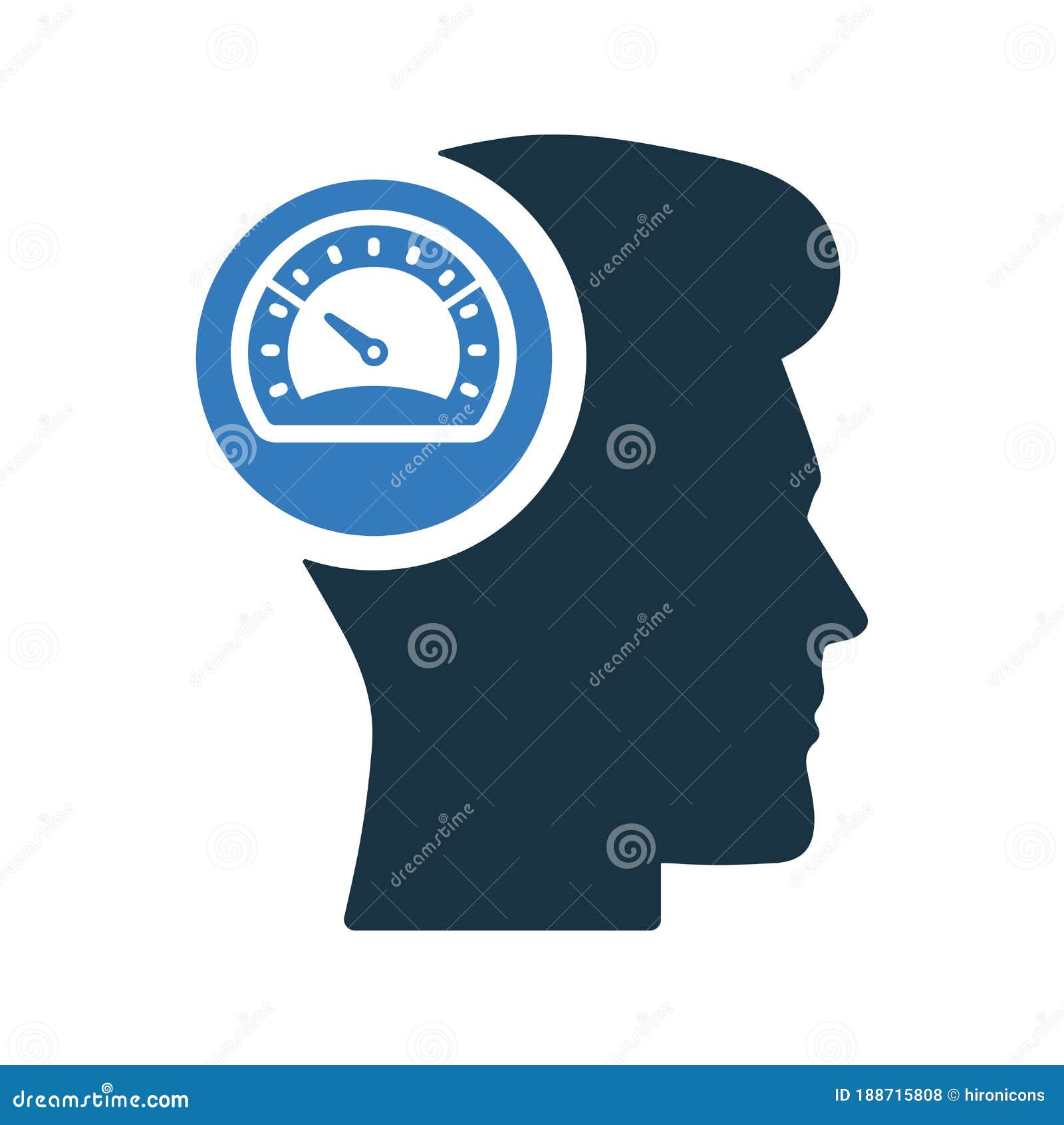 Productivity, Speed, Speedometer, Work Performance Icon Stock Vector ...
