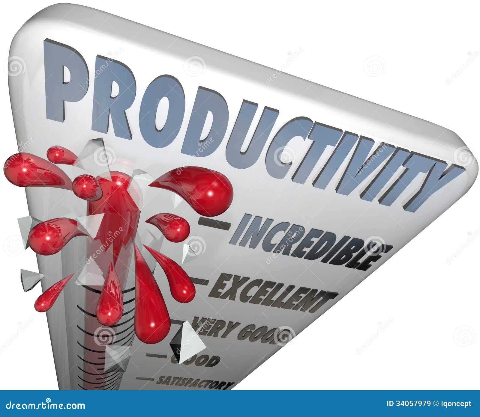 Productivity Thermometer Maximum Efficiency Production Stock ... Productivity Thermometer Maximum Efficiency Production Stock ...
