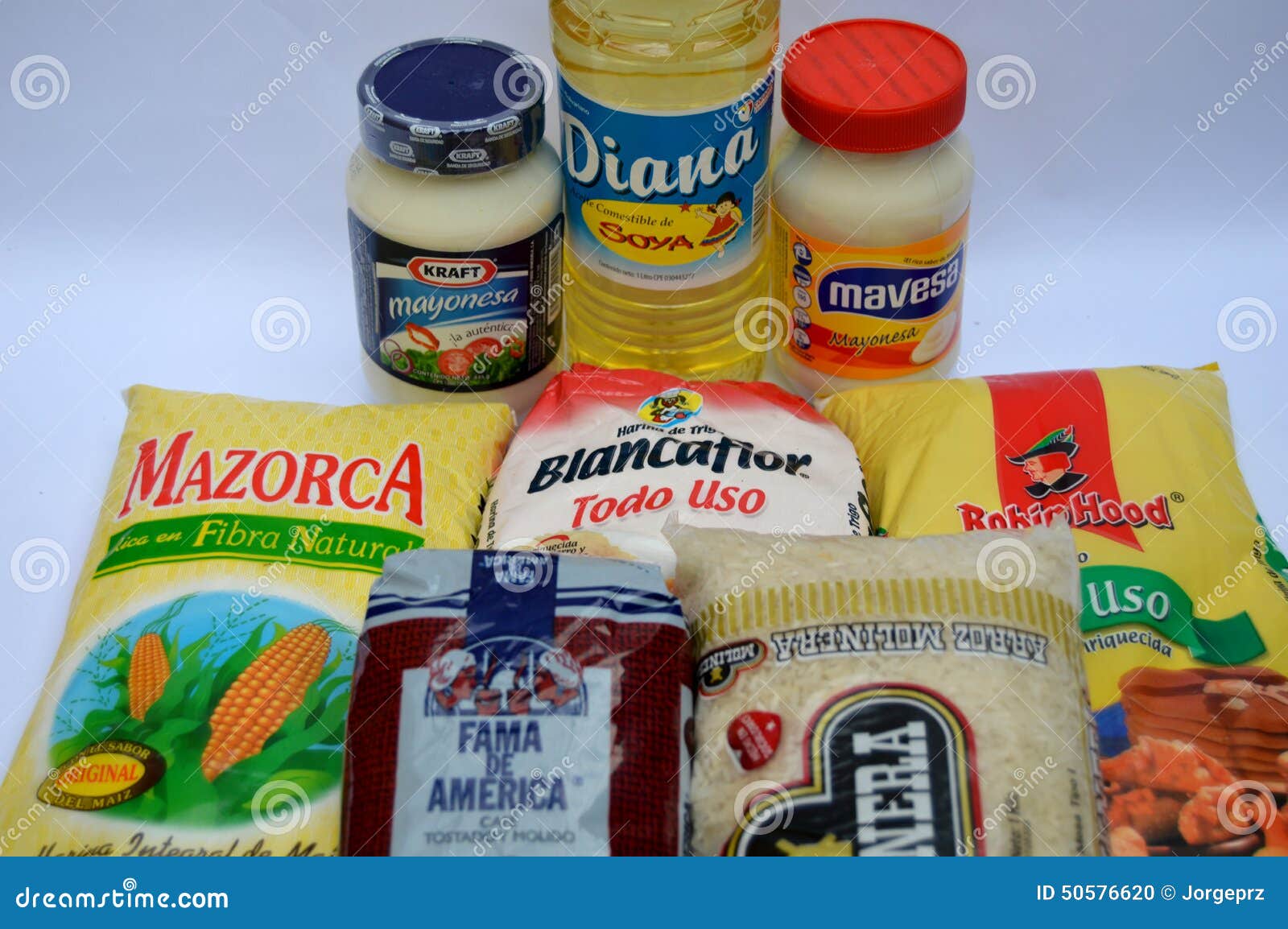 Productos Alimenticios Venezolanos Imagen editorial - Imagen de ...