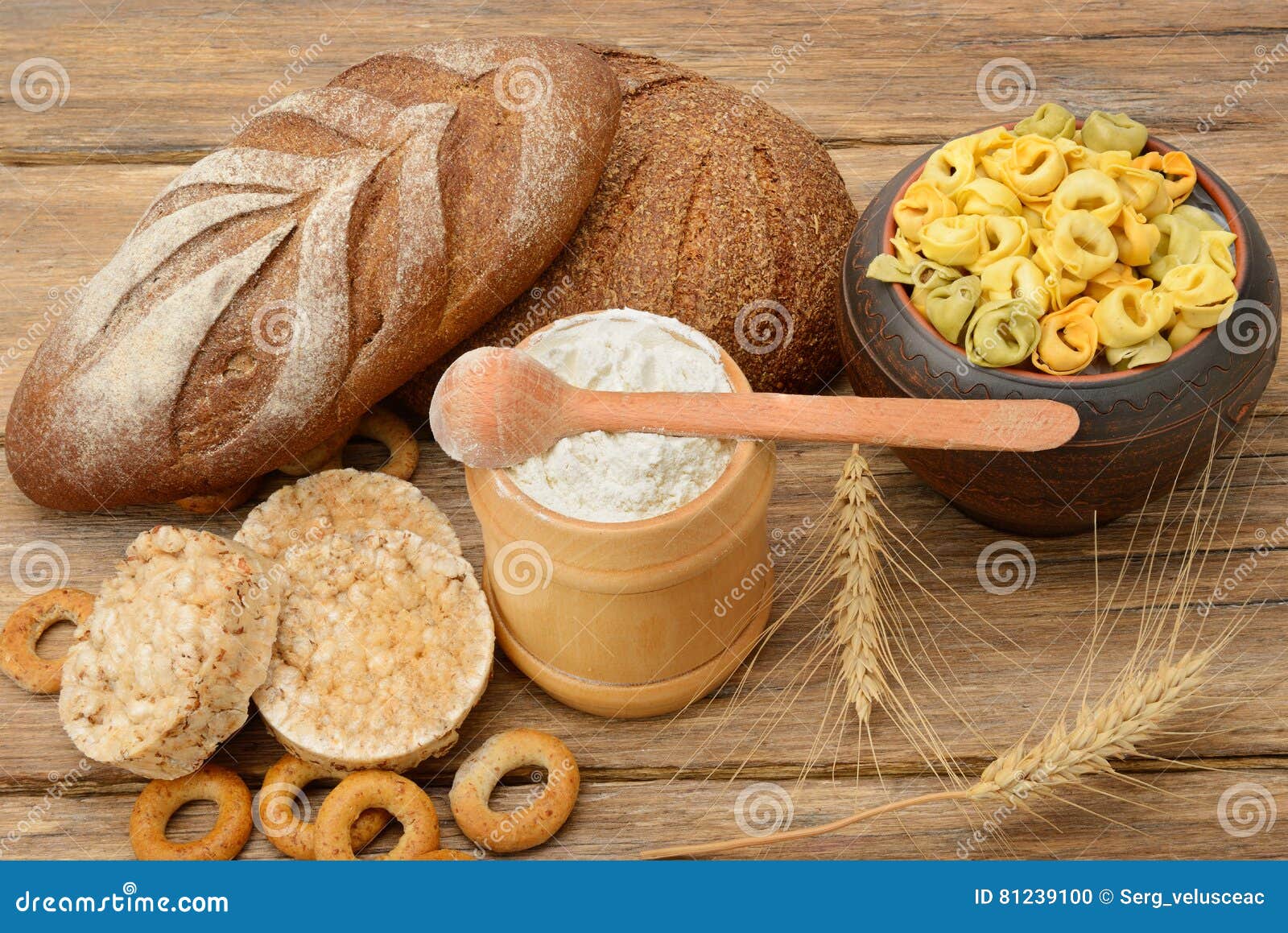 Products made of wheat stock photo. Image of collection - 81239100