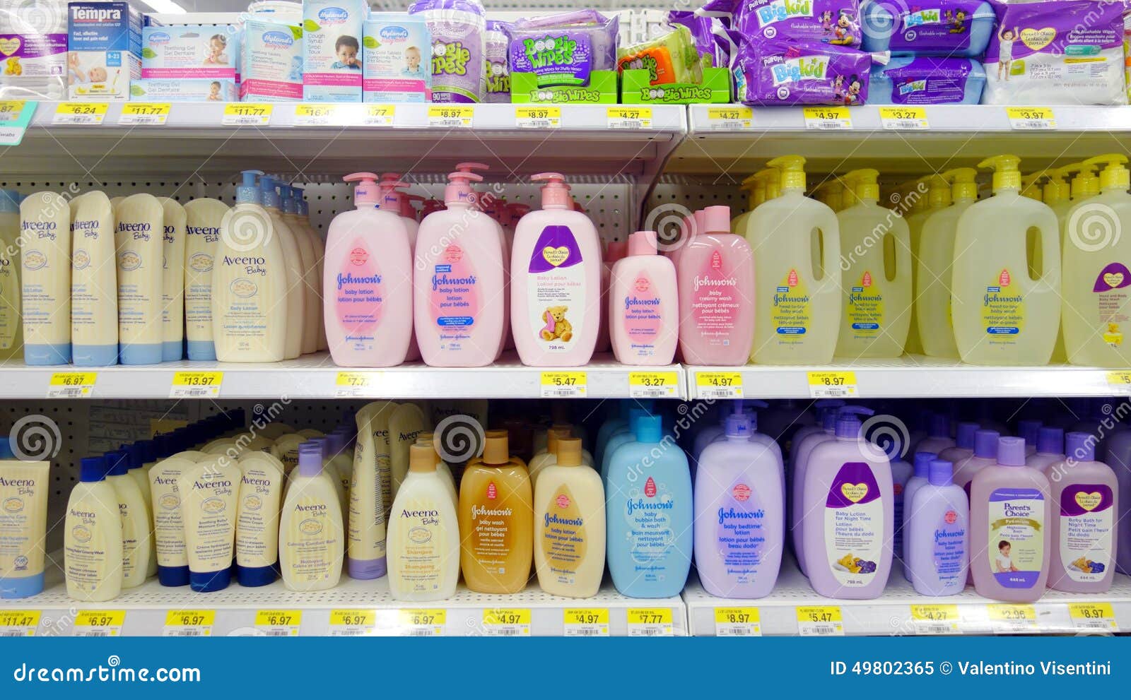 Produits d'hygiène de bébé image éditorial. Image du personnel - 49802365