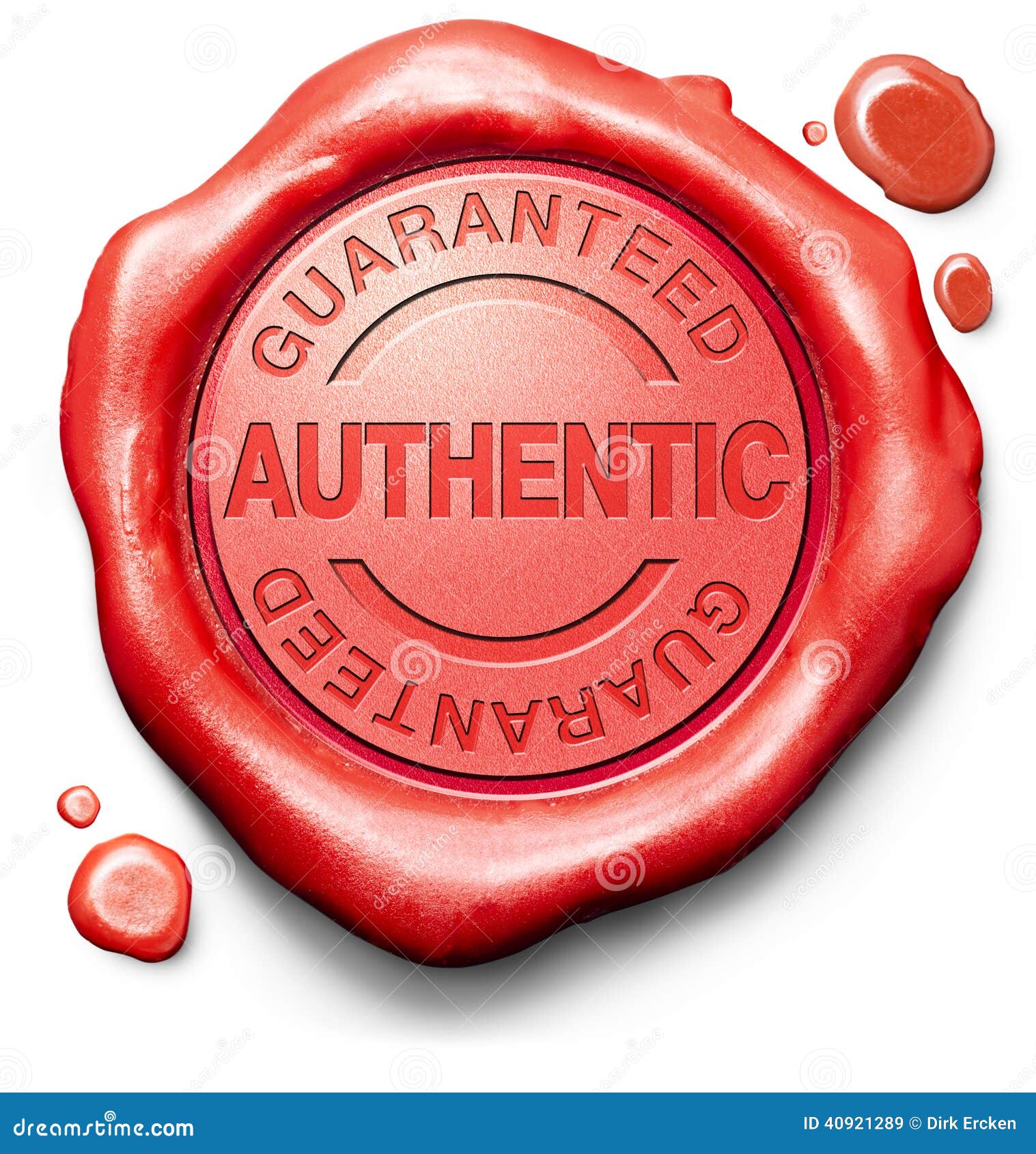 Produto De Qualidade Autêntico Garantido Selo Imagem de Stock - Imagem ...