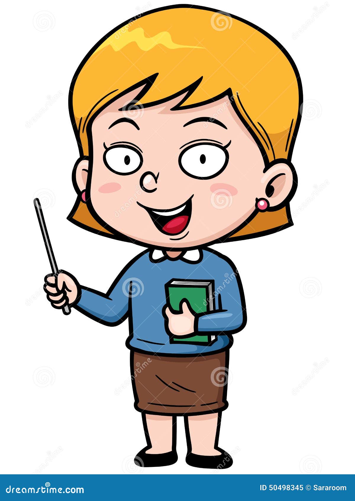 Professeur illustration de vecteur. Illustration du caractère - 50498345