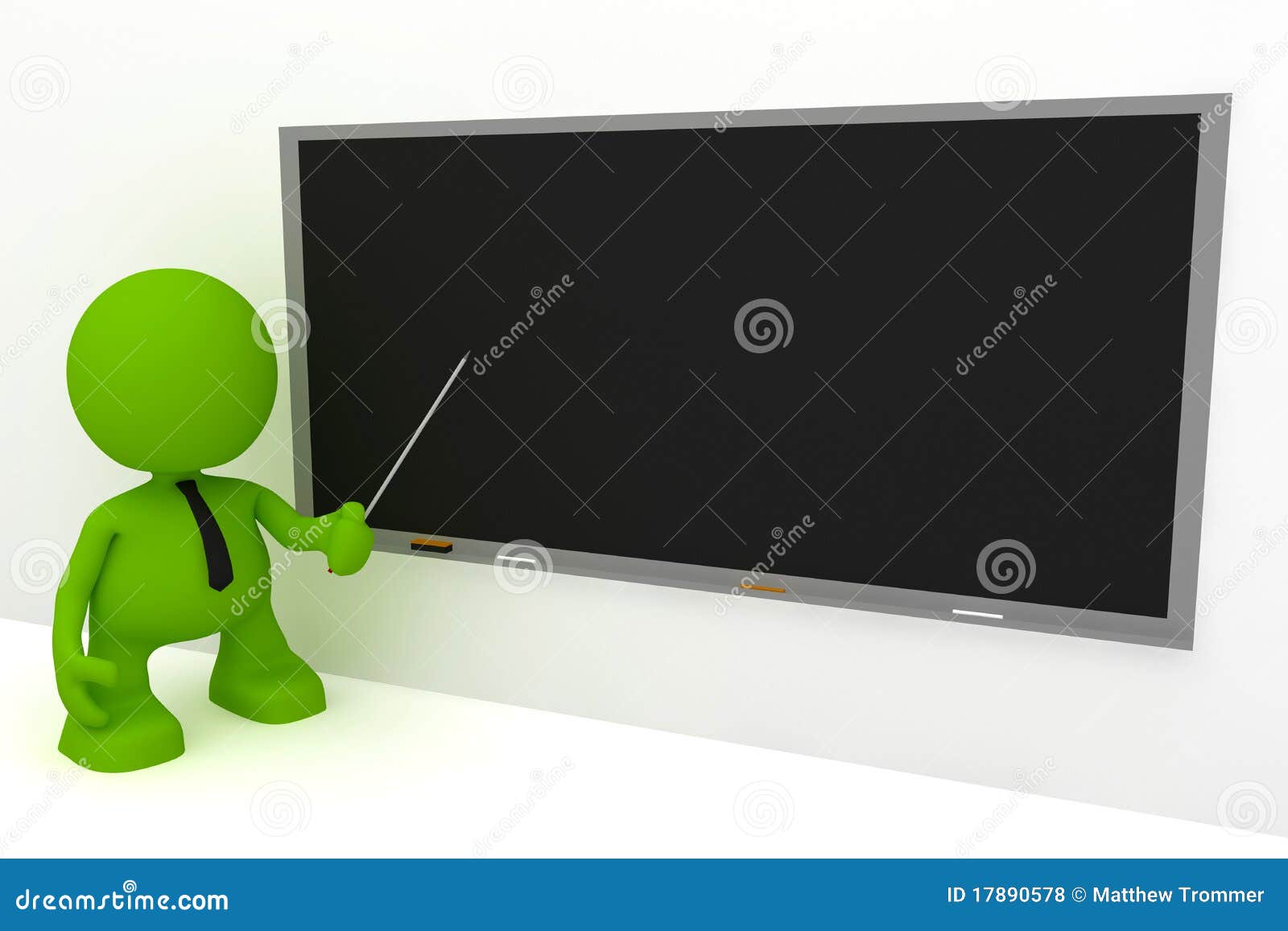 Professeur au tableau noir illustration stock. Illustration du école ...