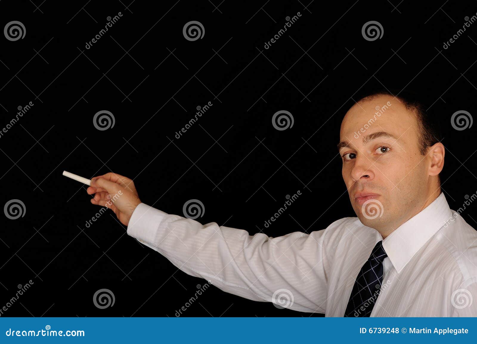 Professeur De Partie De Fixation De Craie Photo stock - Image du ...