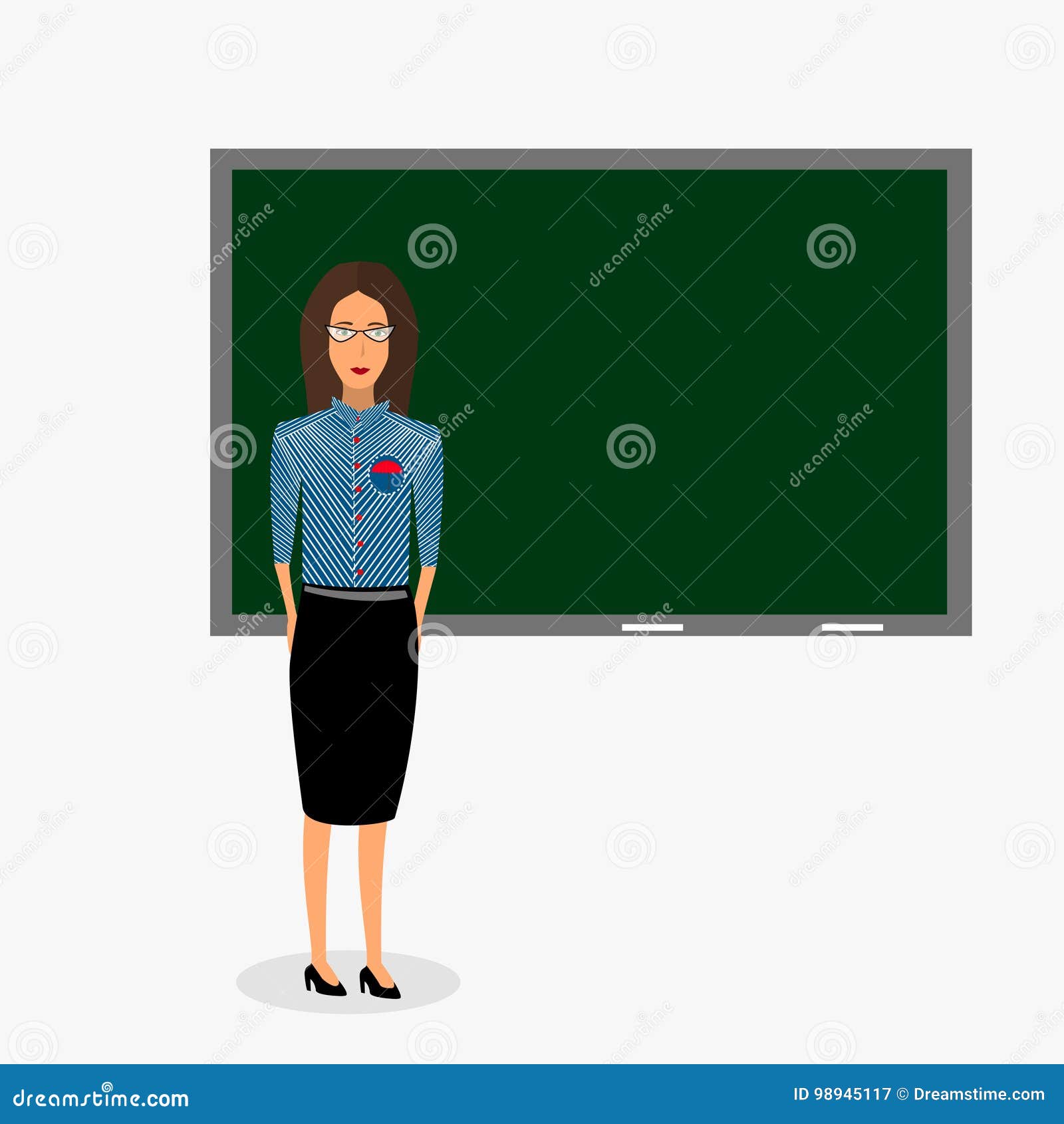 Professeur Isolated Vector Illustration Illustration de Vecteur ...