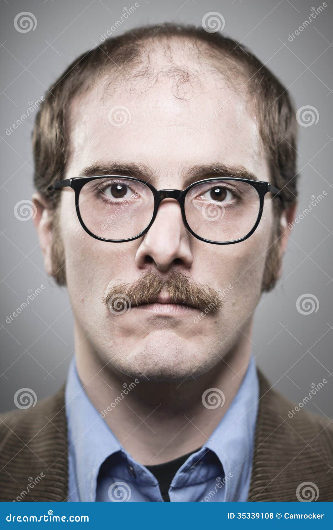 Professeur Ringard Portrait Photo stock - Image du songeur, masculin ...