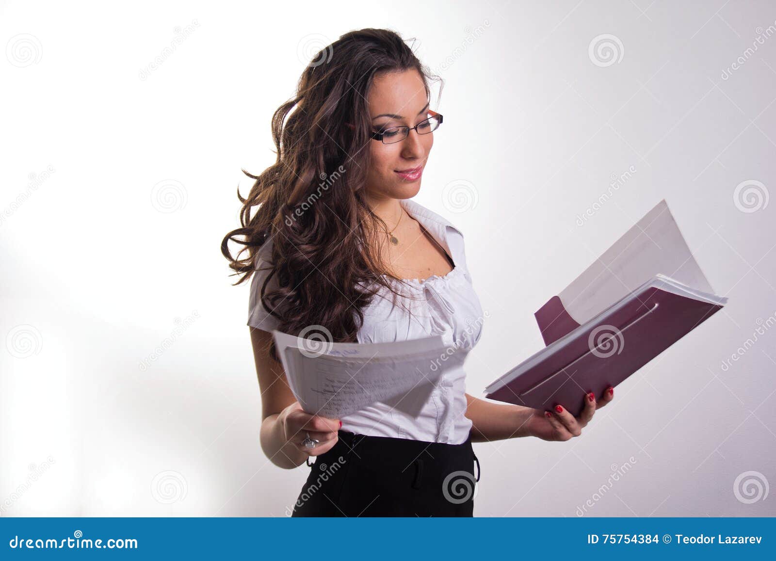 Professeur sexy photo stock. Image of femme, éducation - 75754384