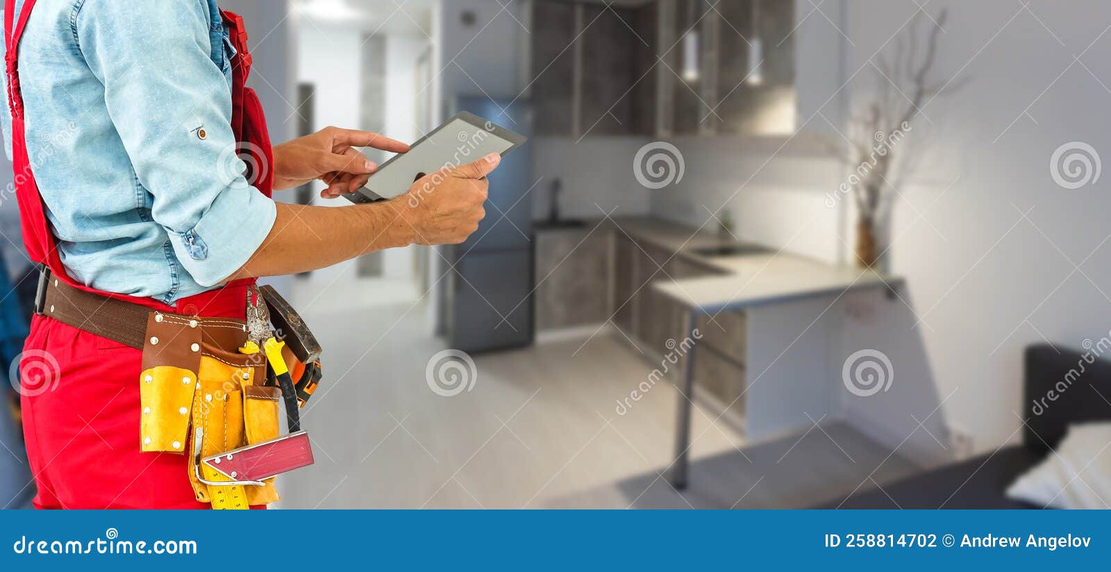 Profession, Construction and Building - Male Worker or Builder Stock ...