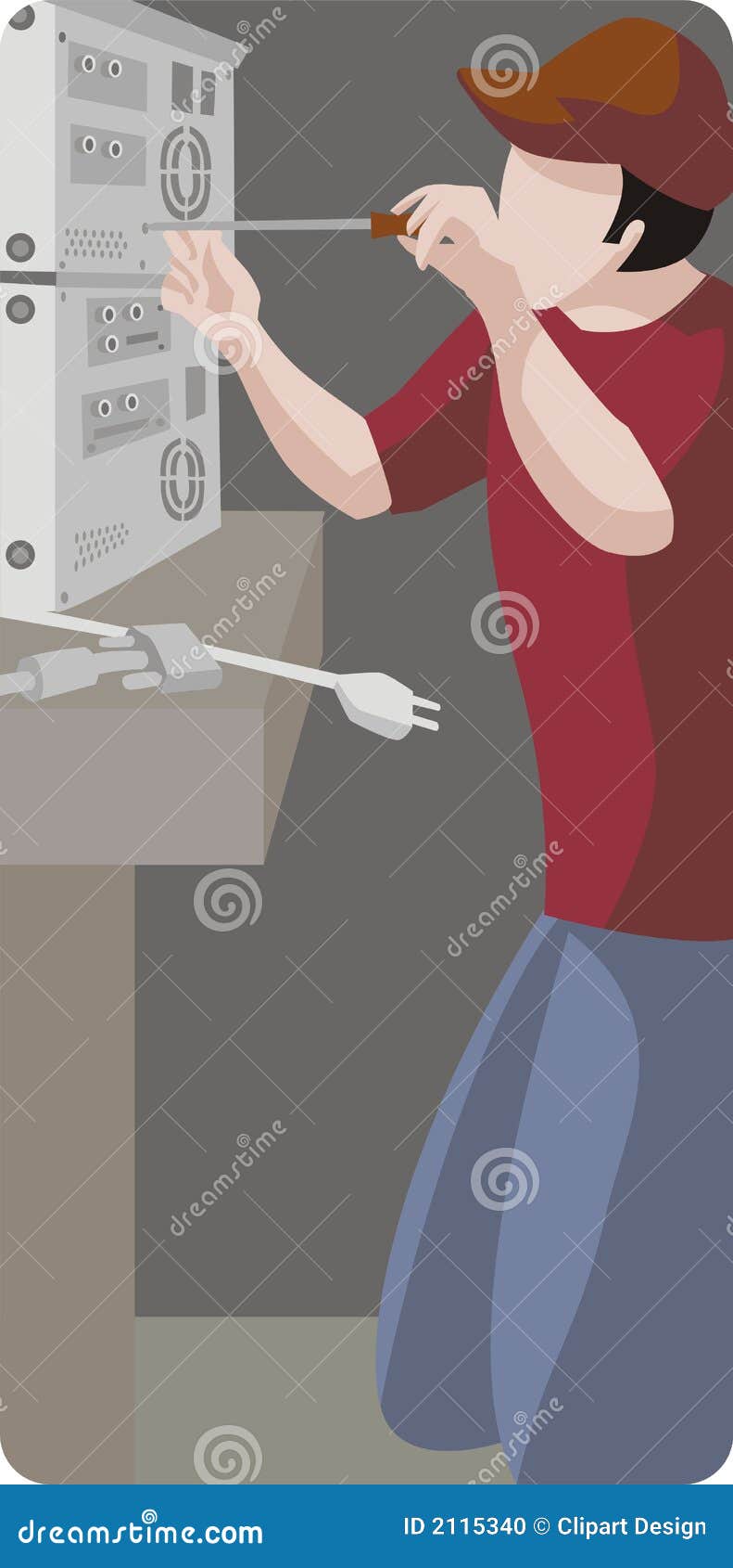 Cable Repairman Stock Illustrations – 779 Cable Repairman Stock ...
