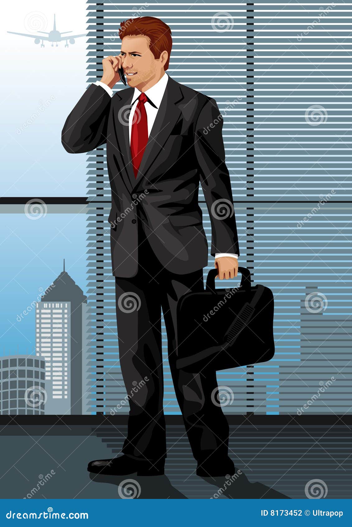 Profession set: Manager stock vector. Illustration of person - 8173452
