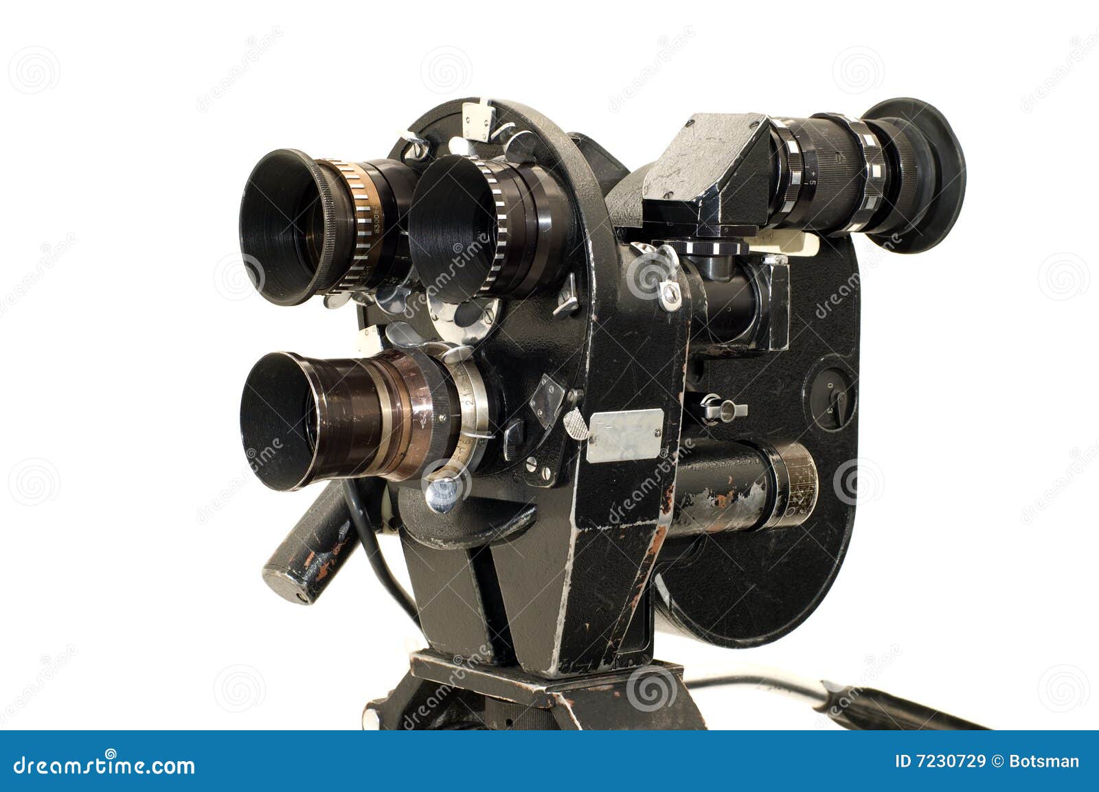 Professional 35 Mm the Movie Camera. Stock Image - Image of object ...