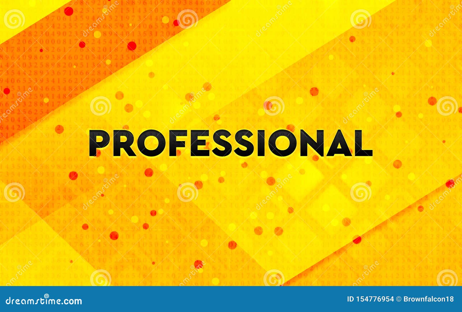 Professional Abstract Digital Banner Yellow Background Stock ...