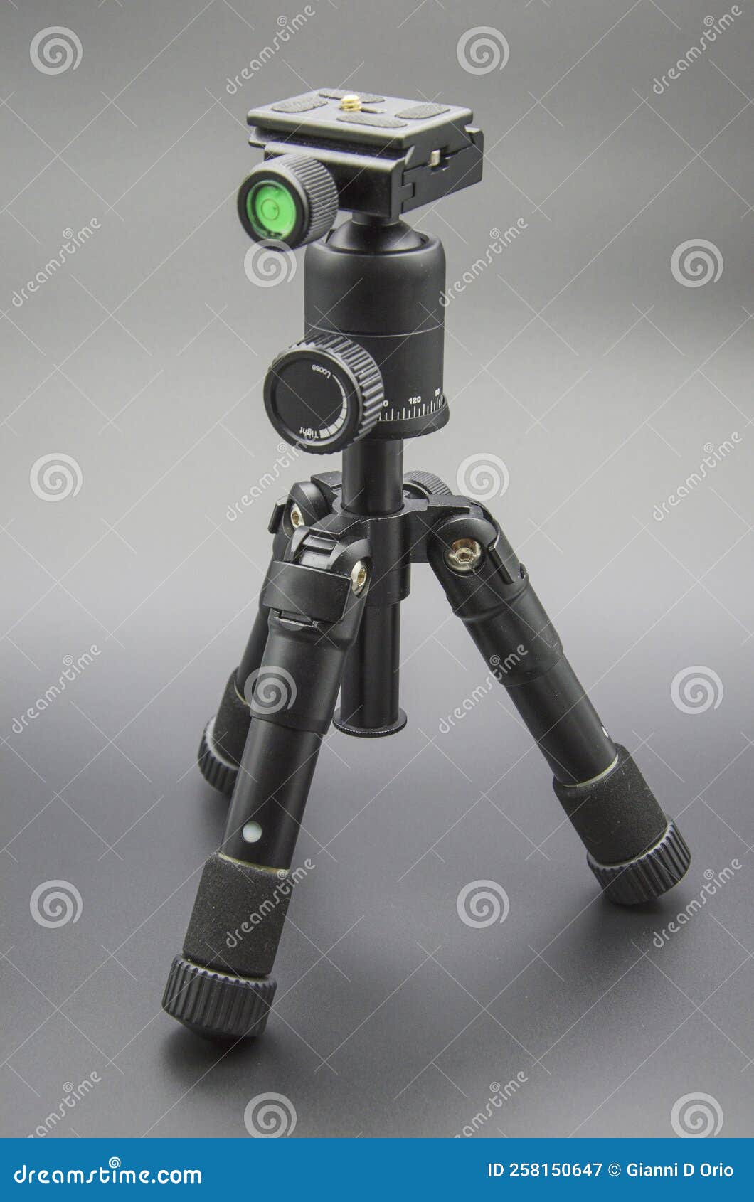 Professional Adjustable Telescopic Camera Tripod Stock Image - Image of ...