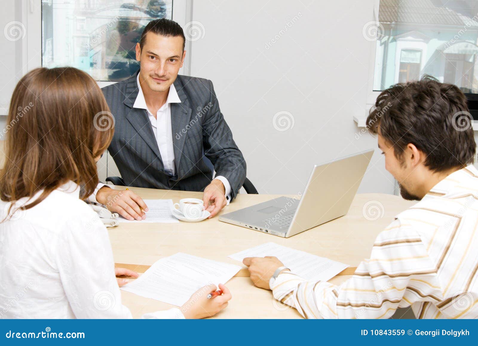 Professional Advisor Having a Discussion Stock Image - Image of ...