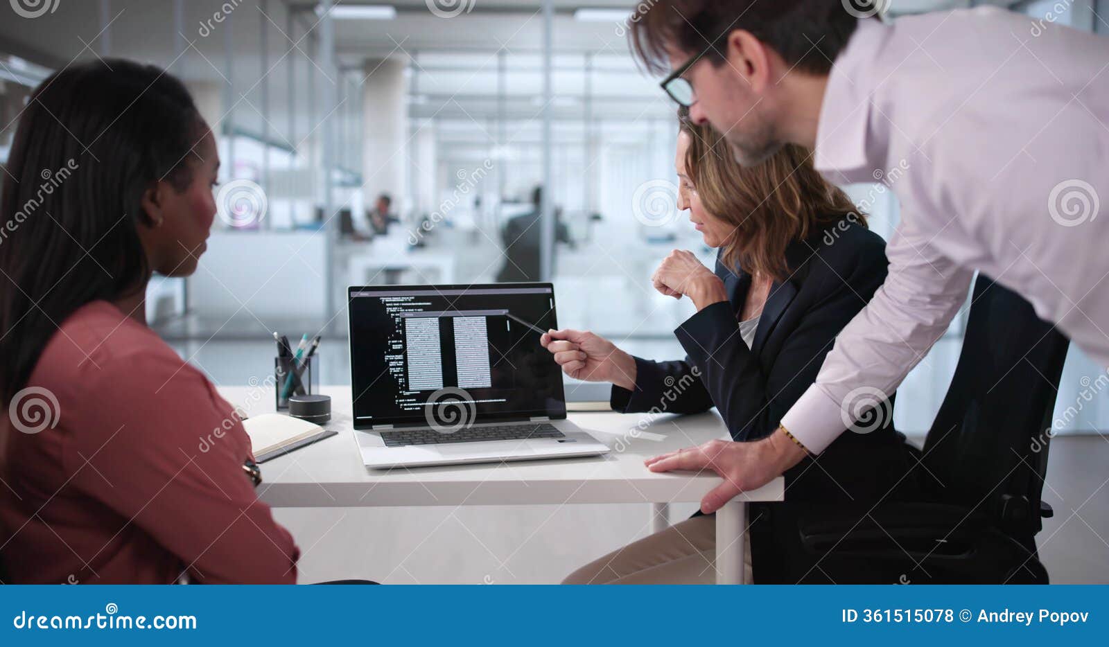 Professional African-American Programmer Leading Diverse Web ...