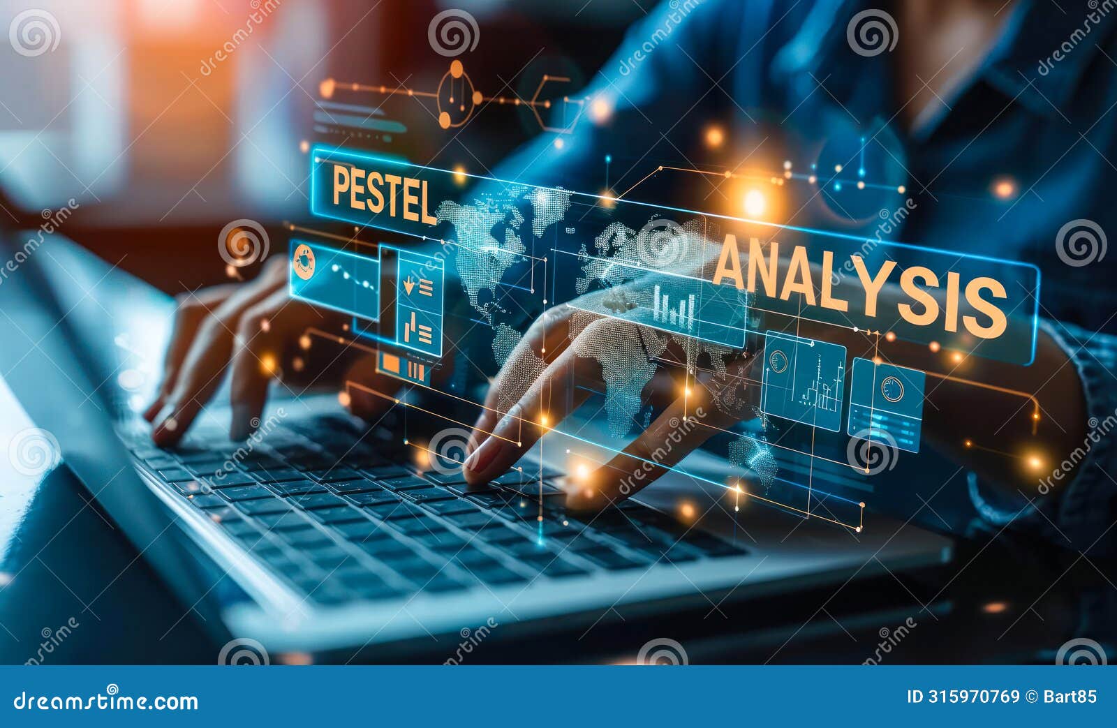 Professional Analyst Uses Software Tools & Data Visualizations To ...