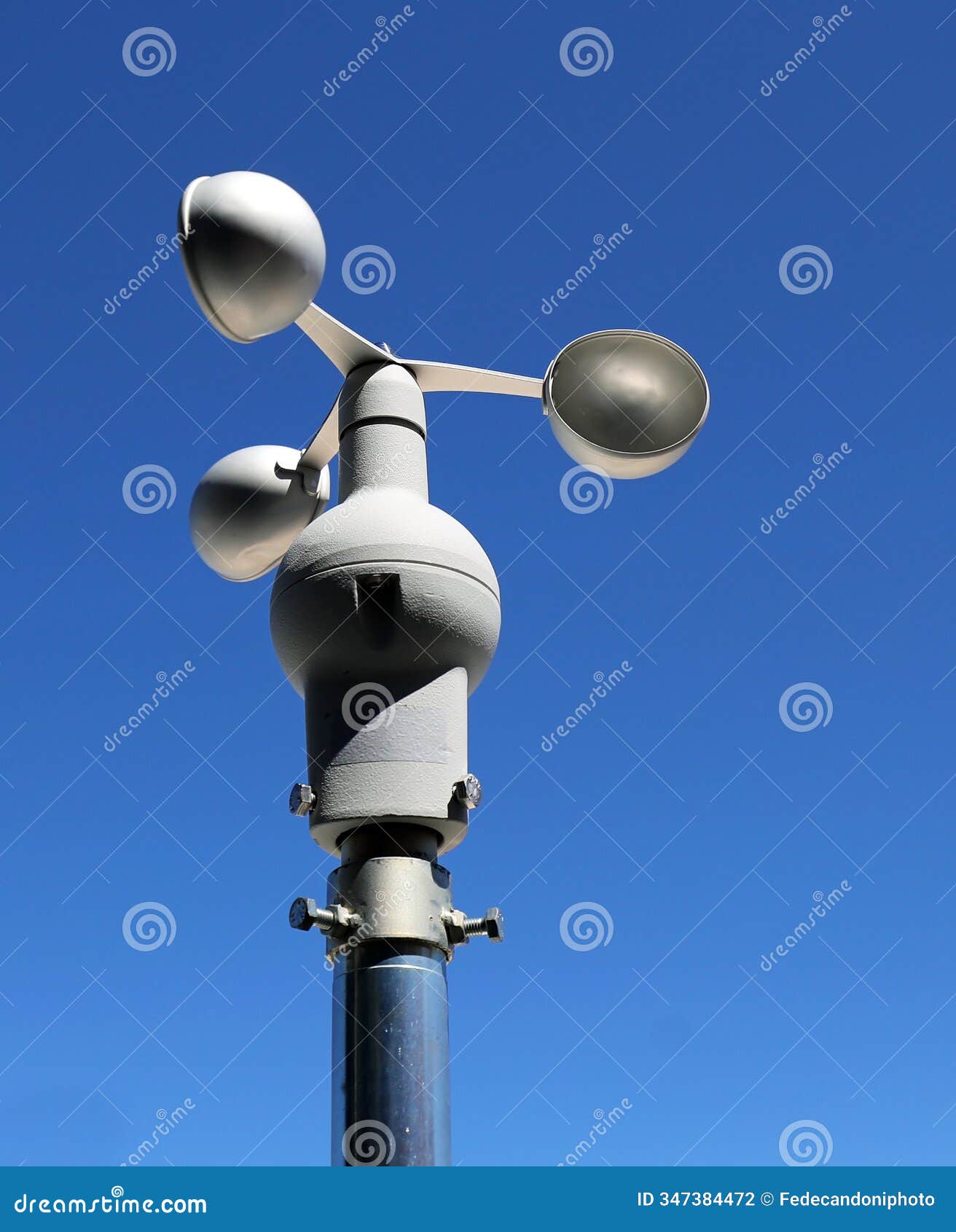 Wind Speed And Direction Meter With Sky Background. Royalty-Free Stock ...